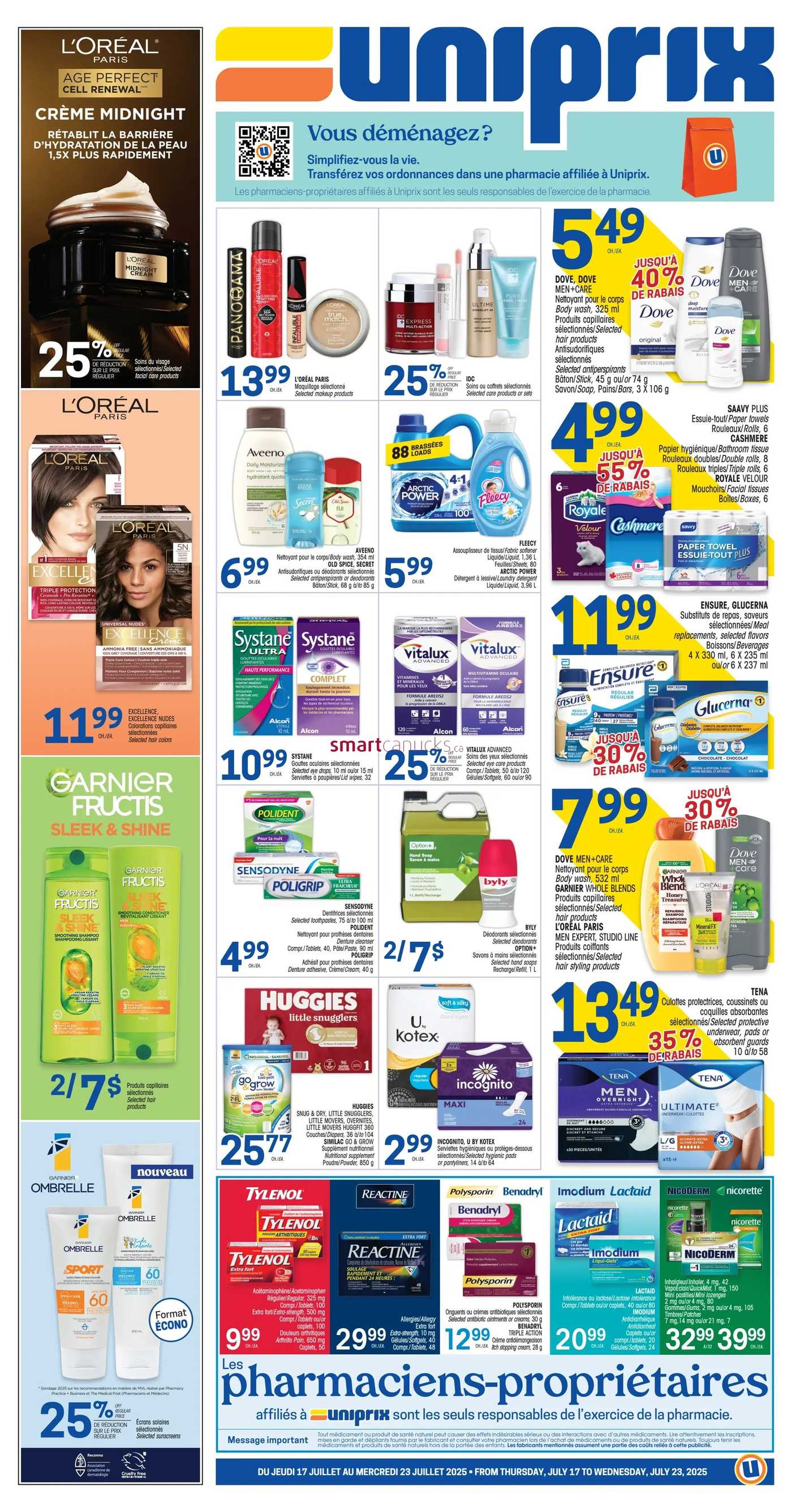 Uniprix Flyer July 17 to 23