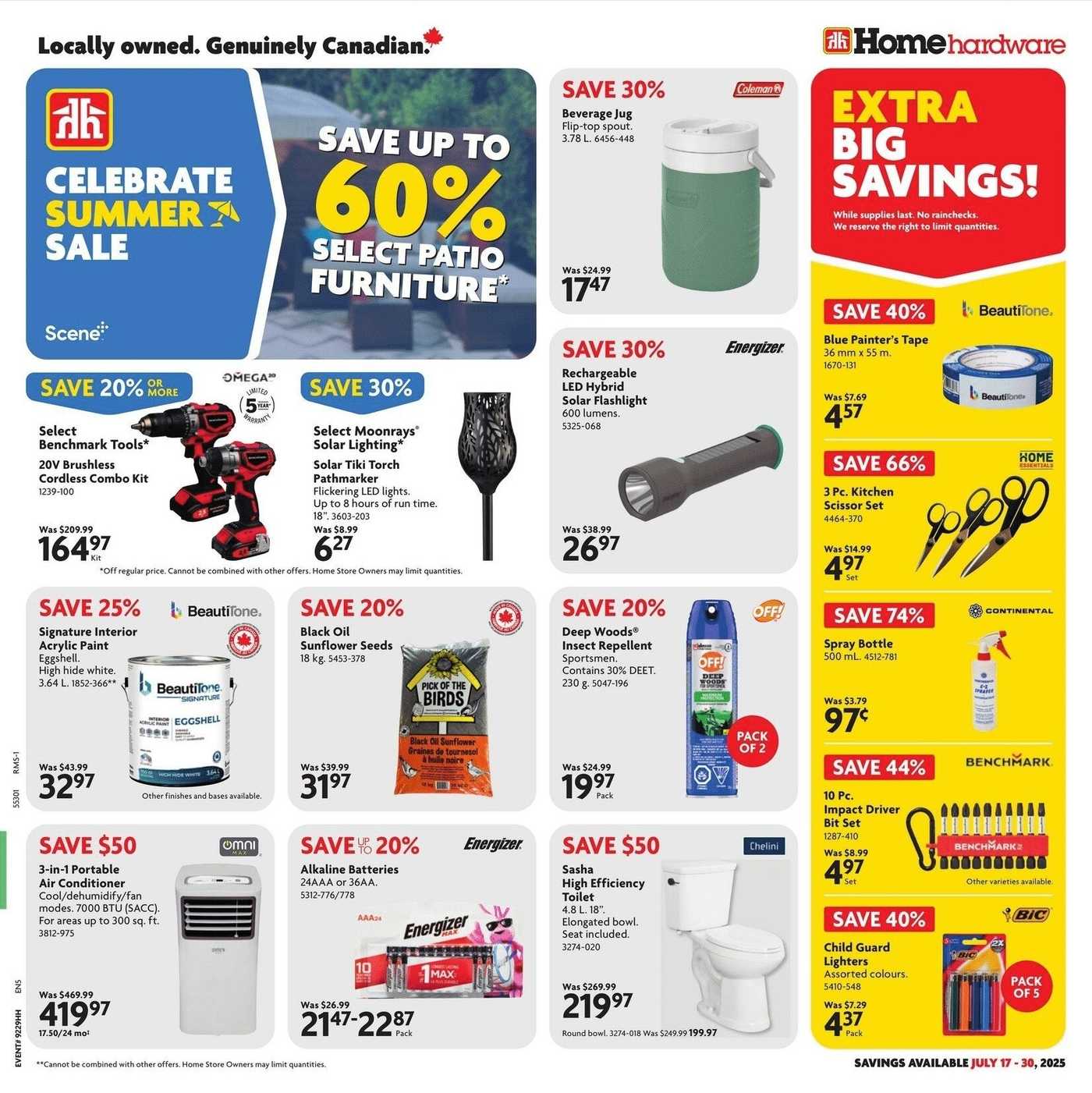 Home Hardware (West) Flyer July 17 to 30
