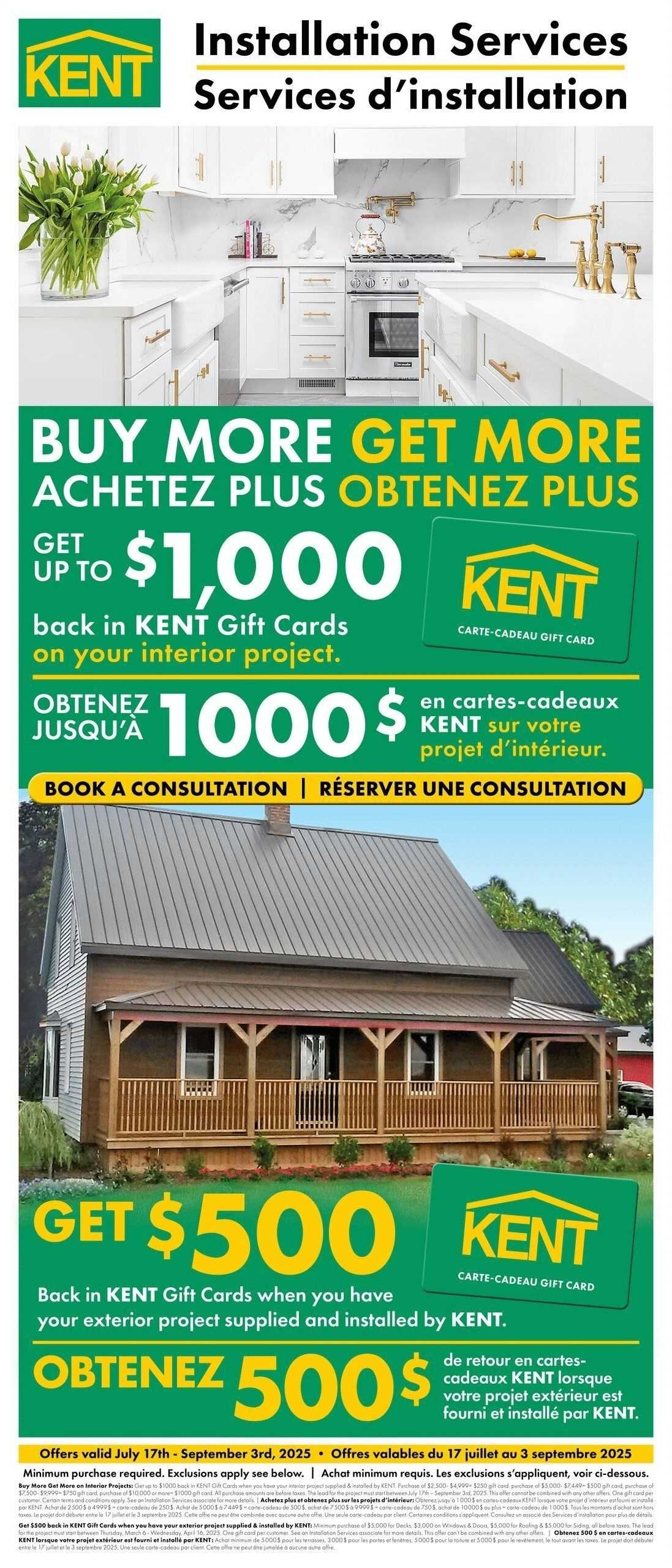 Kent Building Supplies Flyer July 17 to 23