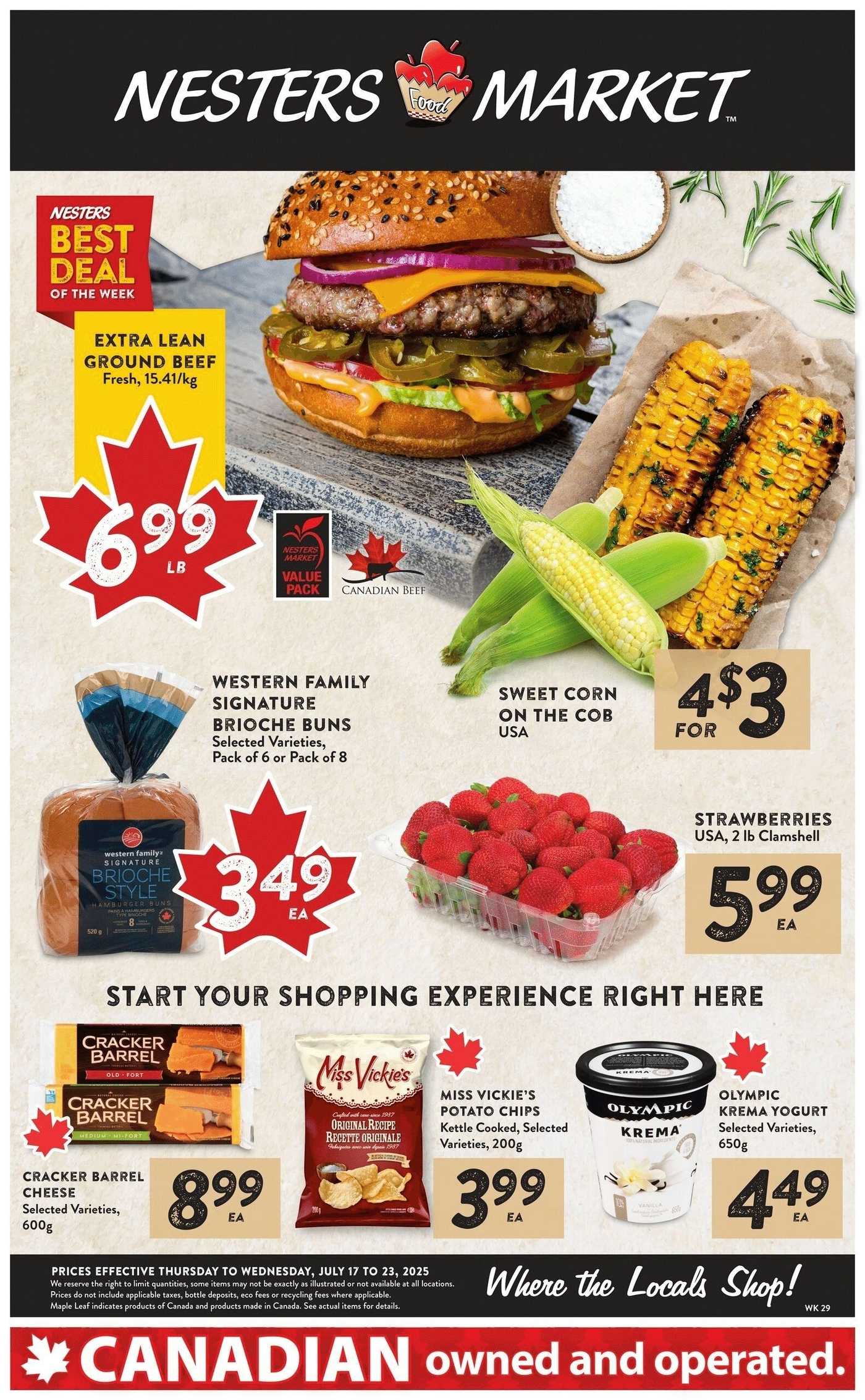 Nesters Market Flyer July 17 to 23