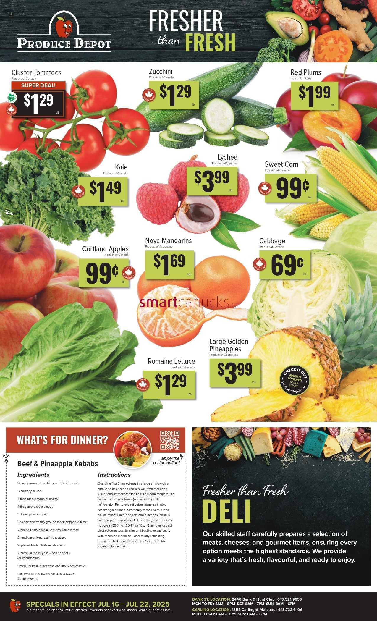 Produce Depot Flyer July 16 to 22