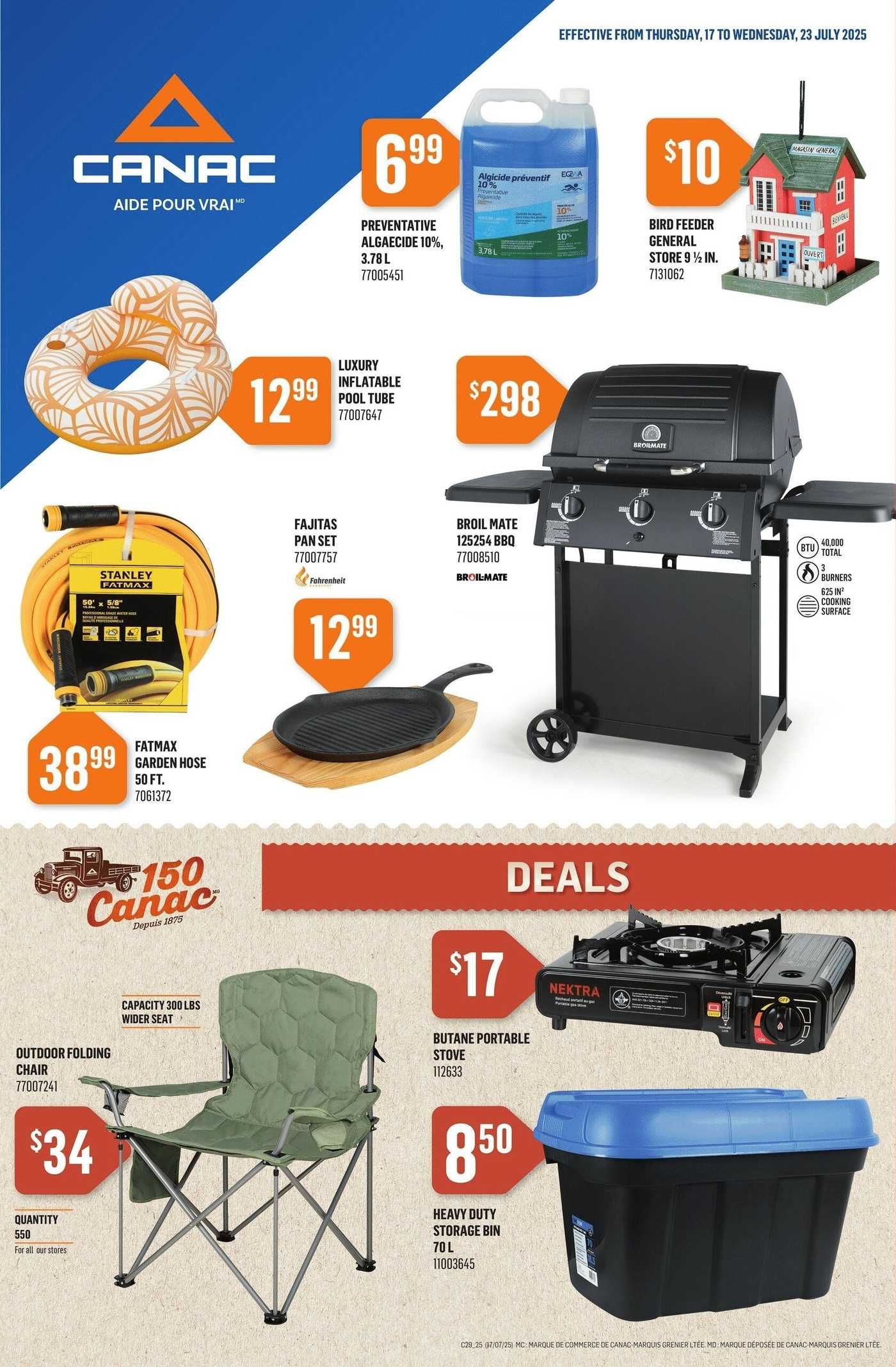 Canac Flyer July 17 to 23