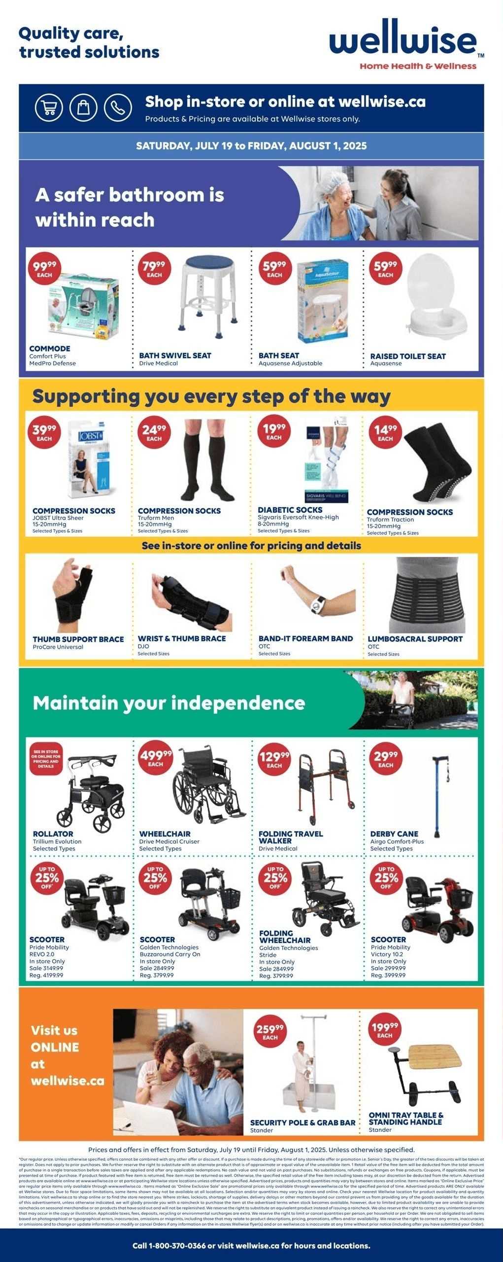 Wellwise By Shoppers Flyer July 19 to 24