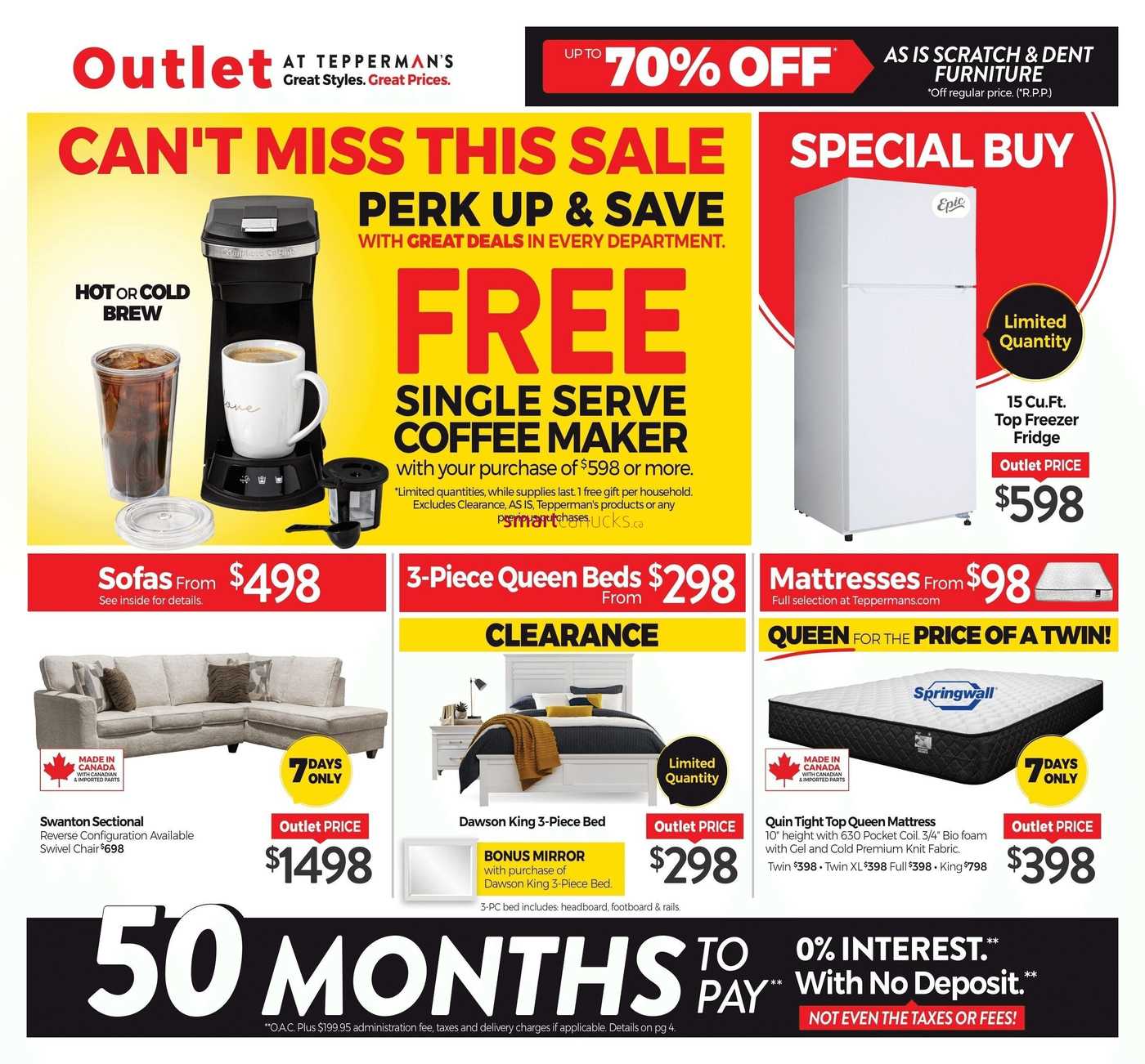 Tepperman's Outlet Flyer July 17 to 23