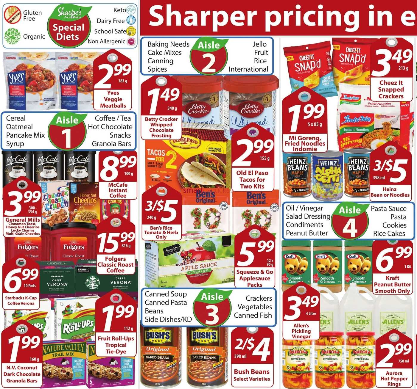 Sharpe's Food Market Flyer July 17 to 23