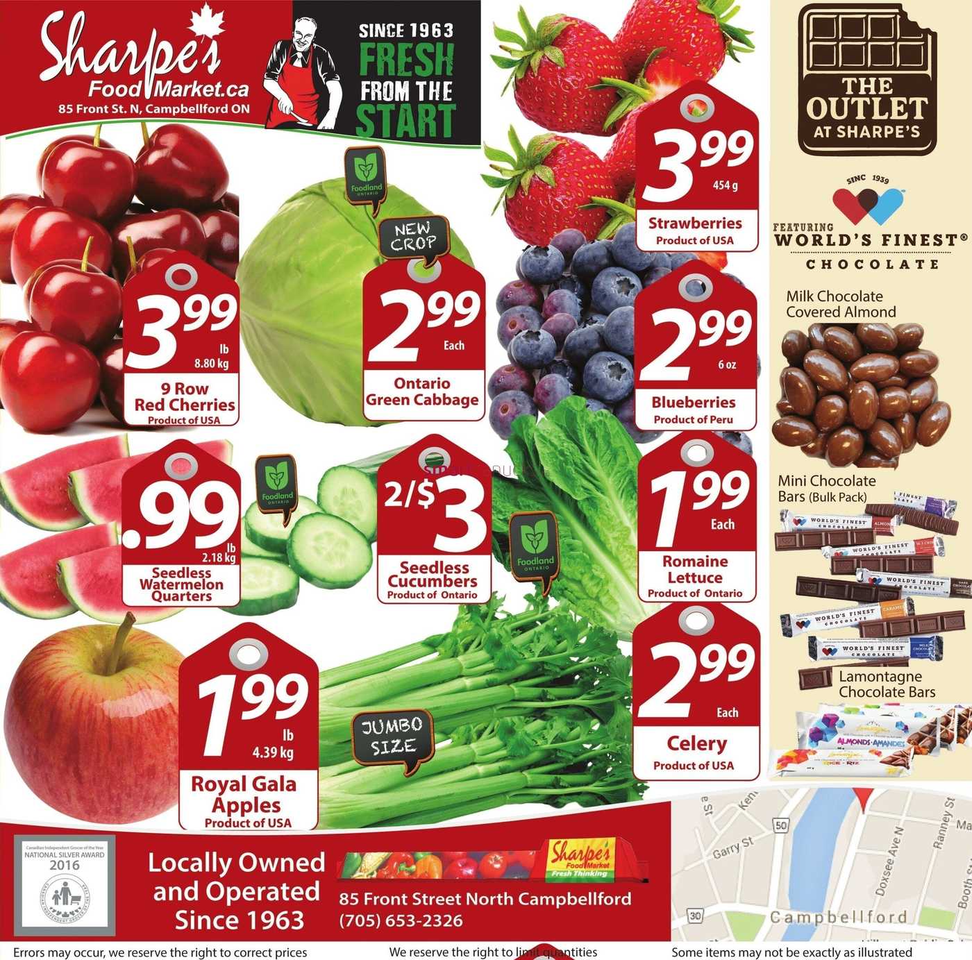 Sharpe's Food Market Flyer July 17 to 23
