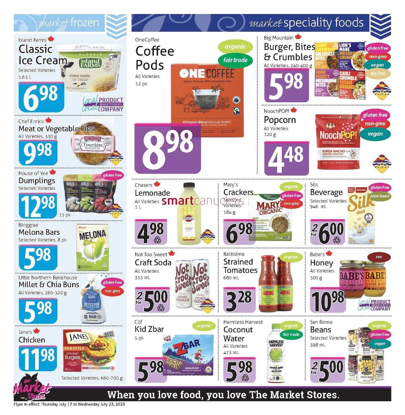 The Market Stores Flyer July 17 to 23