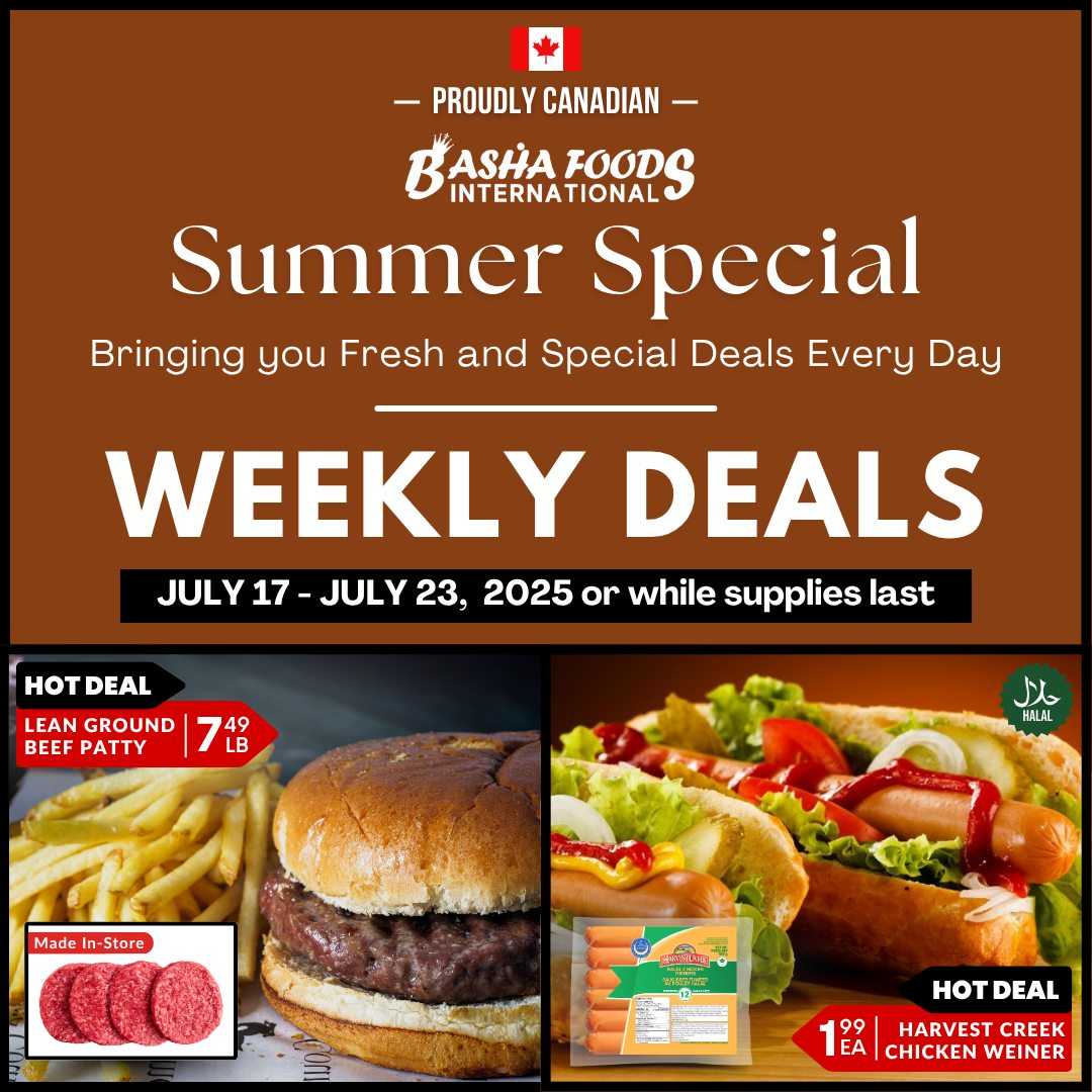 Basha Foods International Flyer July 17 to 23