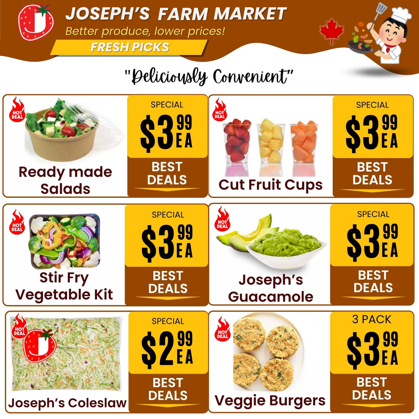 Joseph's Farm Market Flyer July 18 to 23