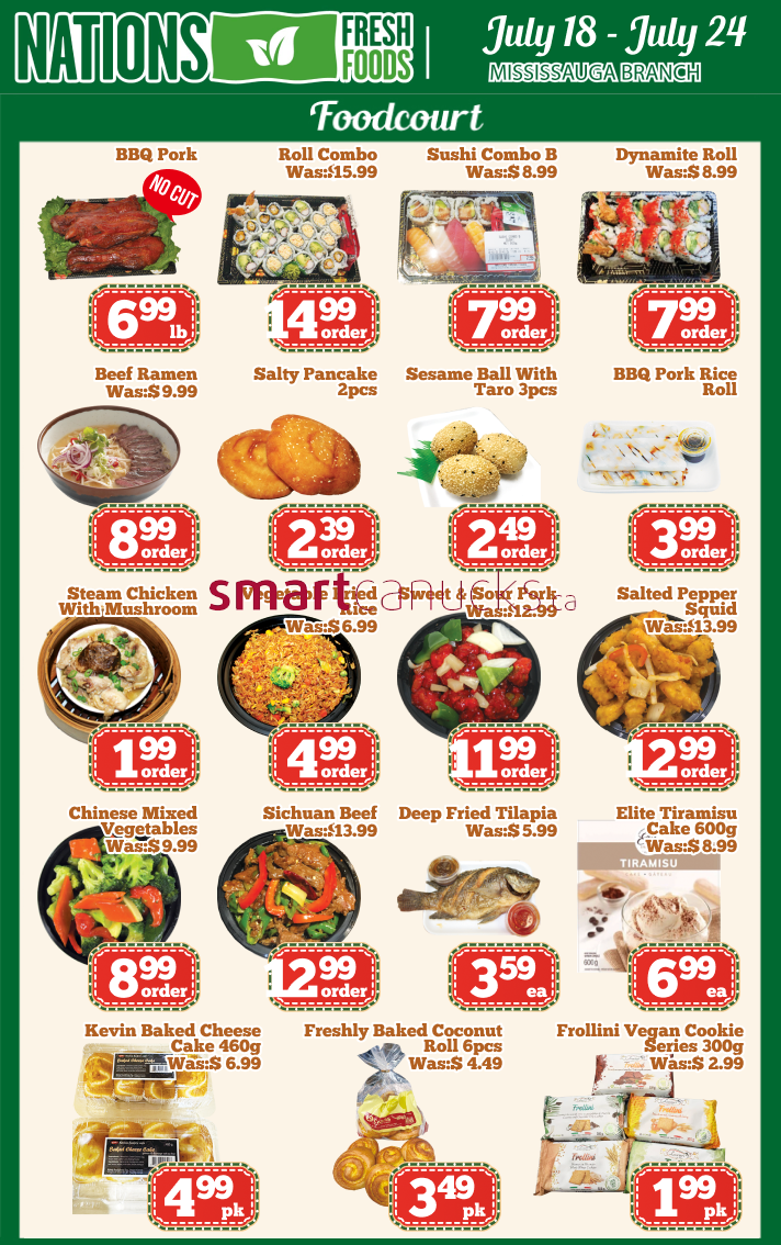 Nations Fresh Foods (Mississauga) Flyer July 18 to 24