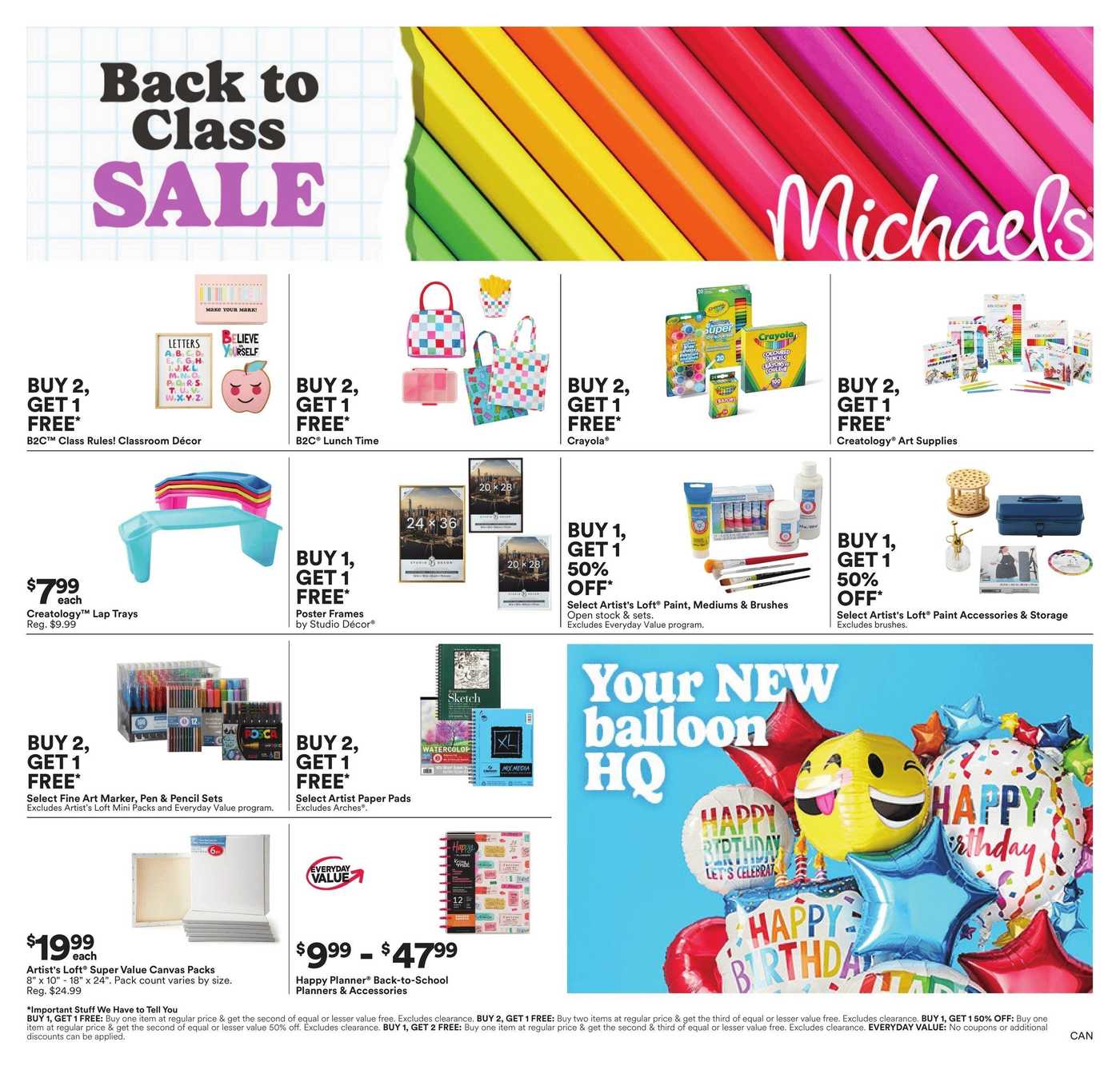 Michael's Flyer July 19 to 24