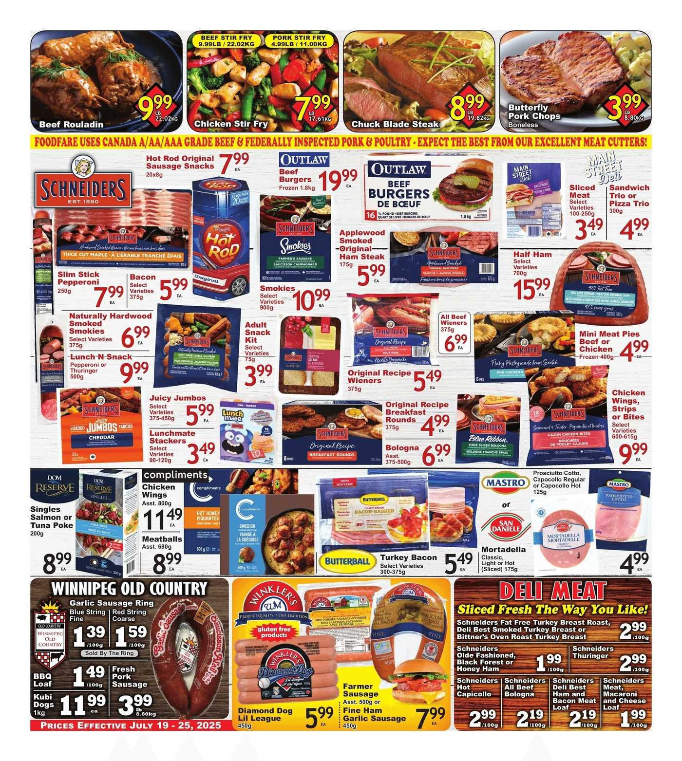Food Fare Flyer July 19 to 25