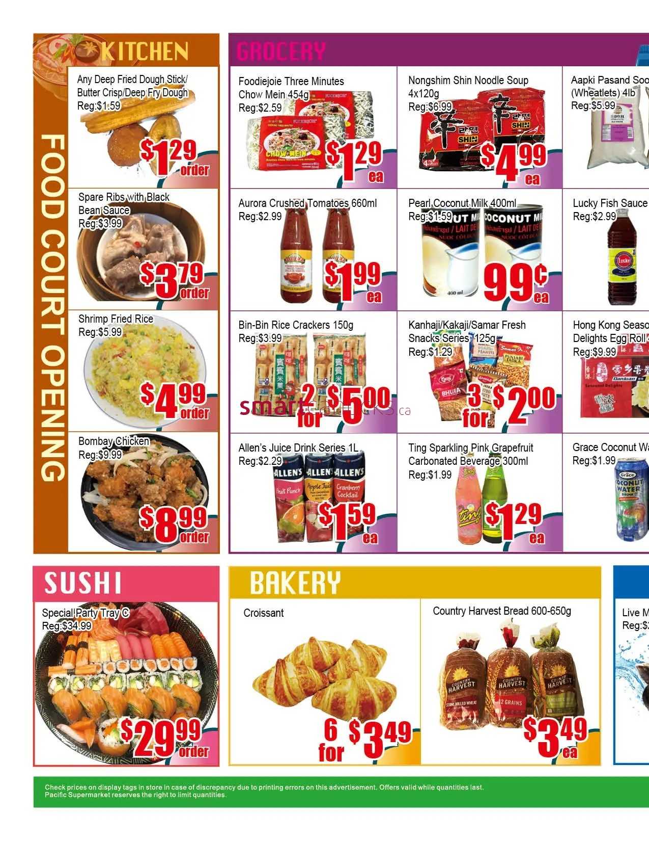 Pacific Fresh Food Market (Pickering) Flyer July 18 to 24