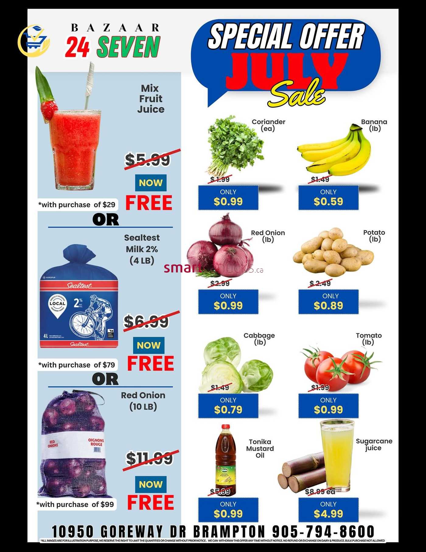 Bazaar 24 Seven Flyer July 18 to 24
