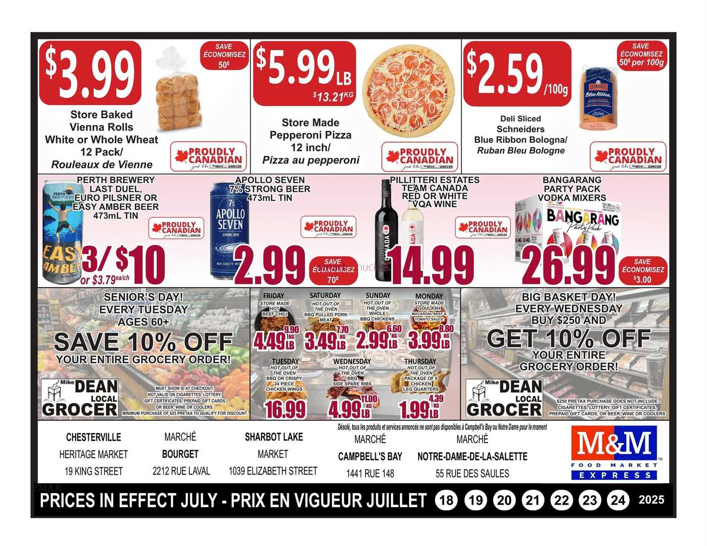 Mike Dean Local Grocer Flyer July 18 to 24
