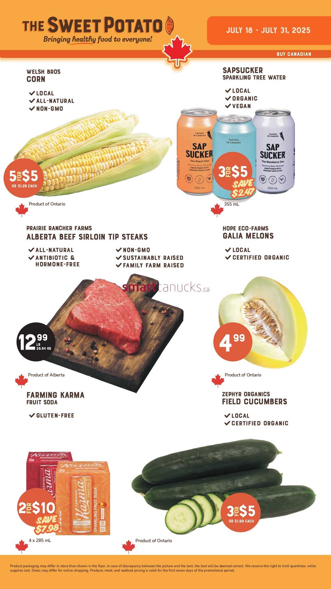 The Sweet Potato Flyer July 18 to 31