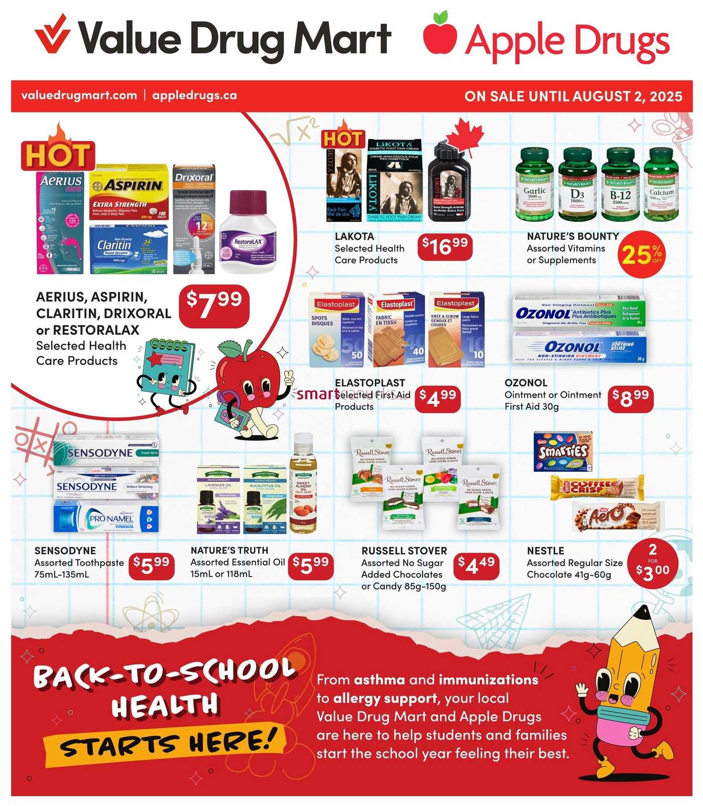Value Drug Mart Flyer July 20 to August 2