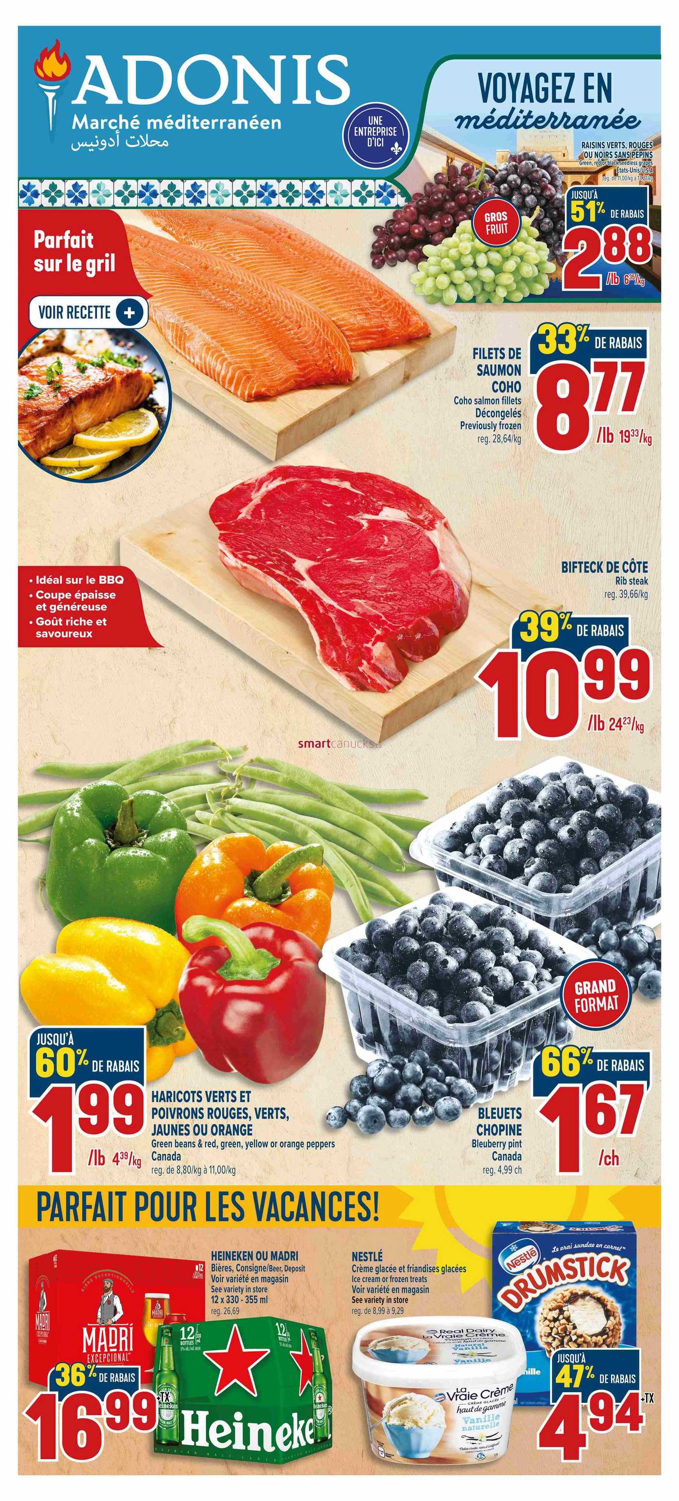 Marche Adonis (QC) Flyer July 24 to 30