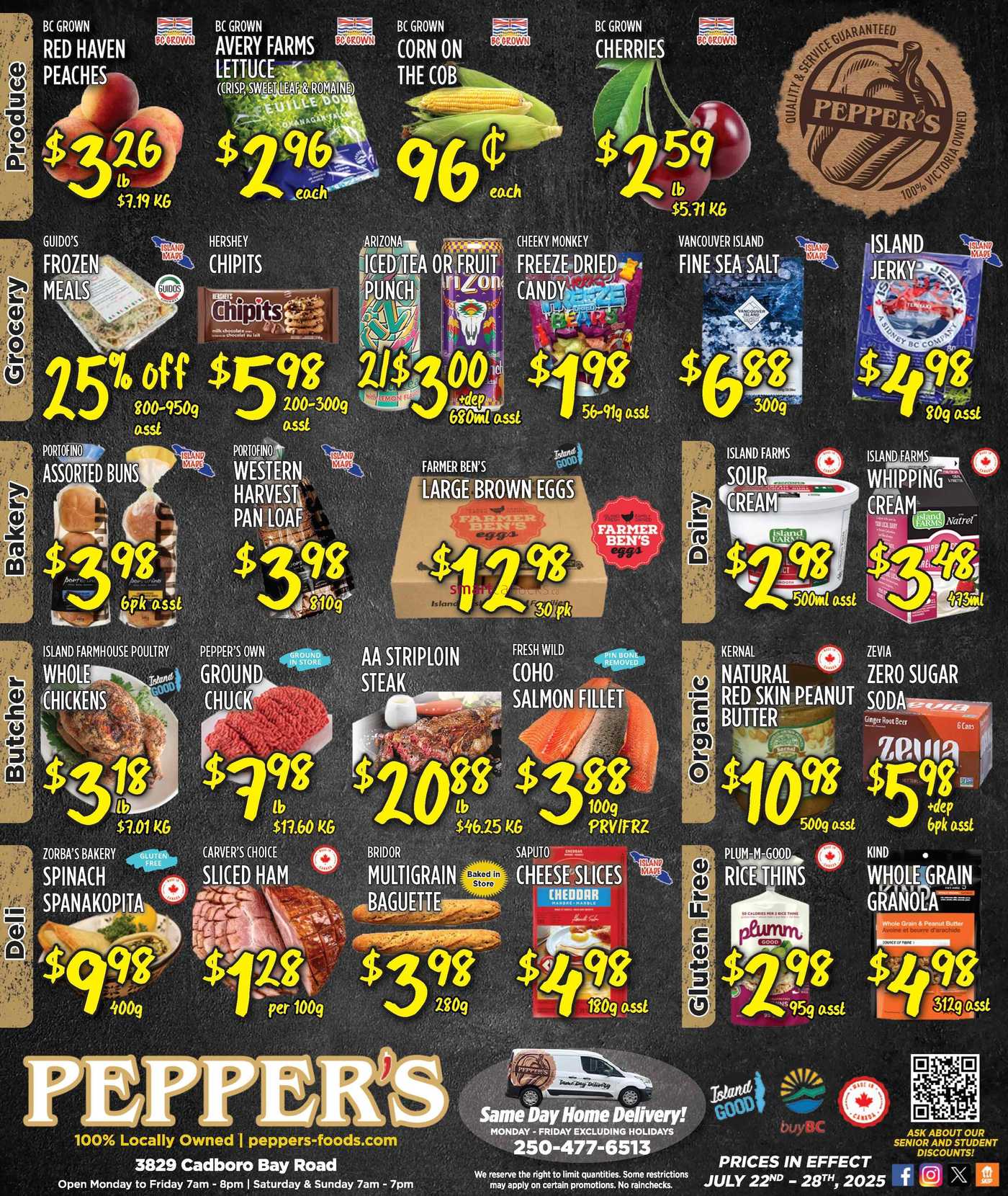 Pepper's Foods Flyer July 22 to 28