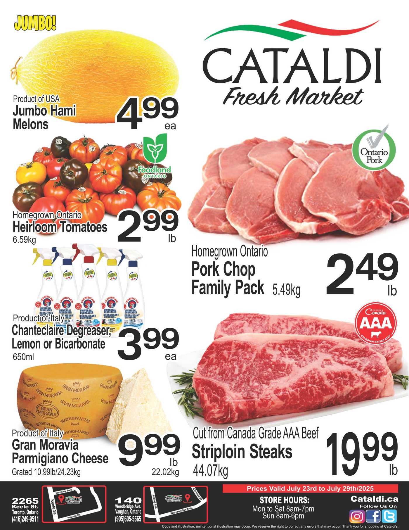 Cataldi Fresh Market Flyer July 23 to 29