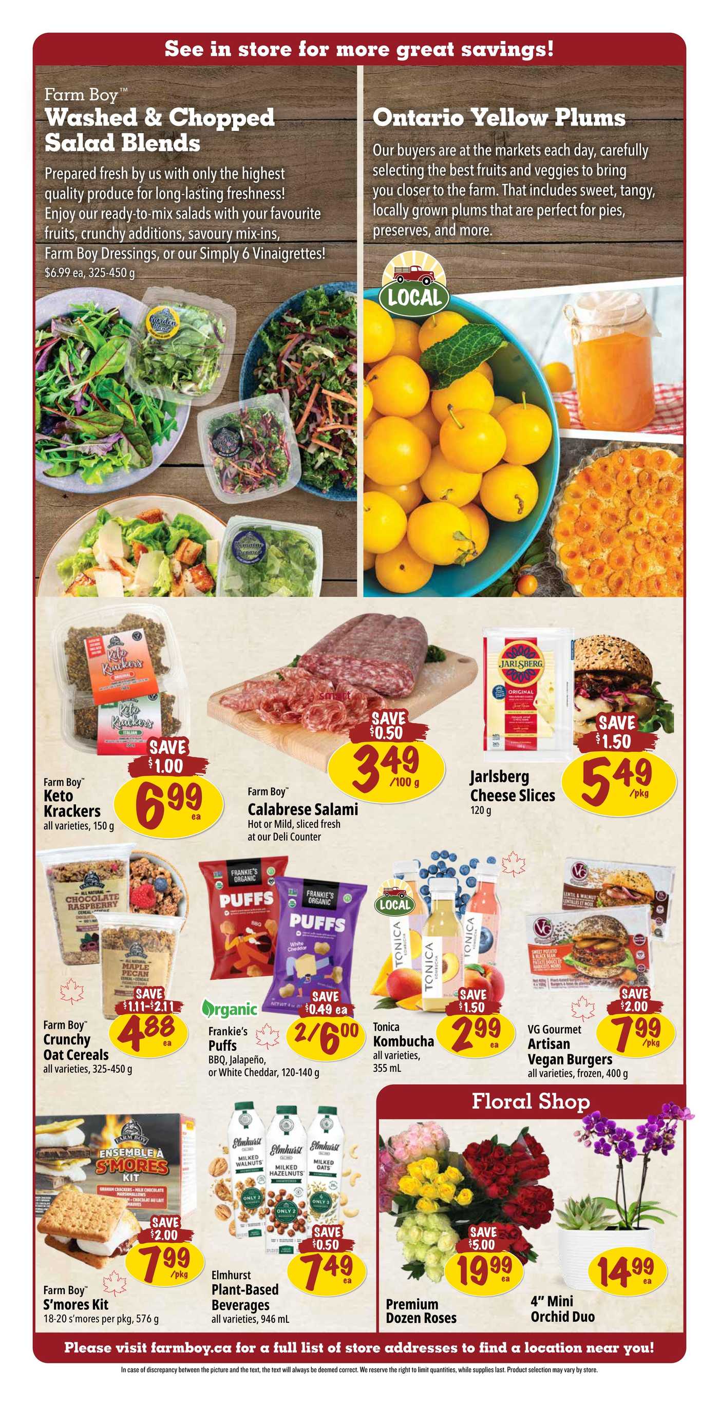 Farm Boy Flyer July 24 to 30