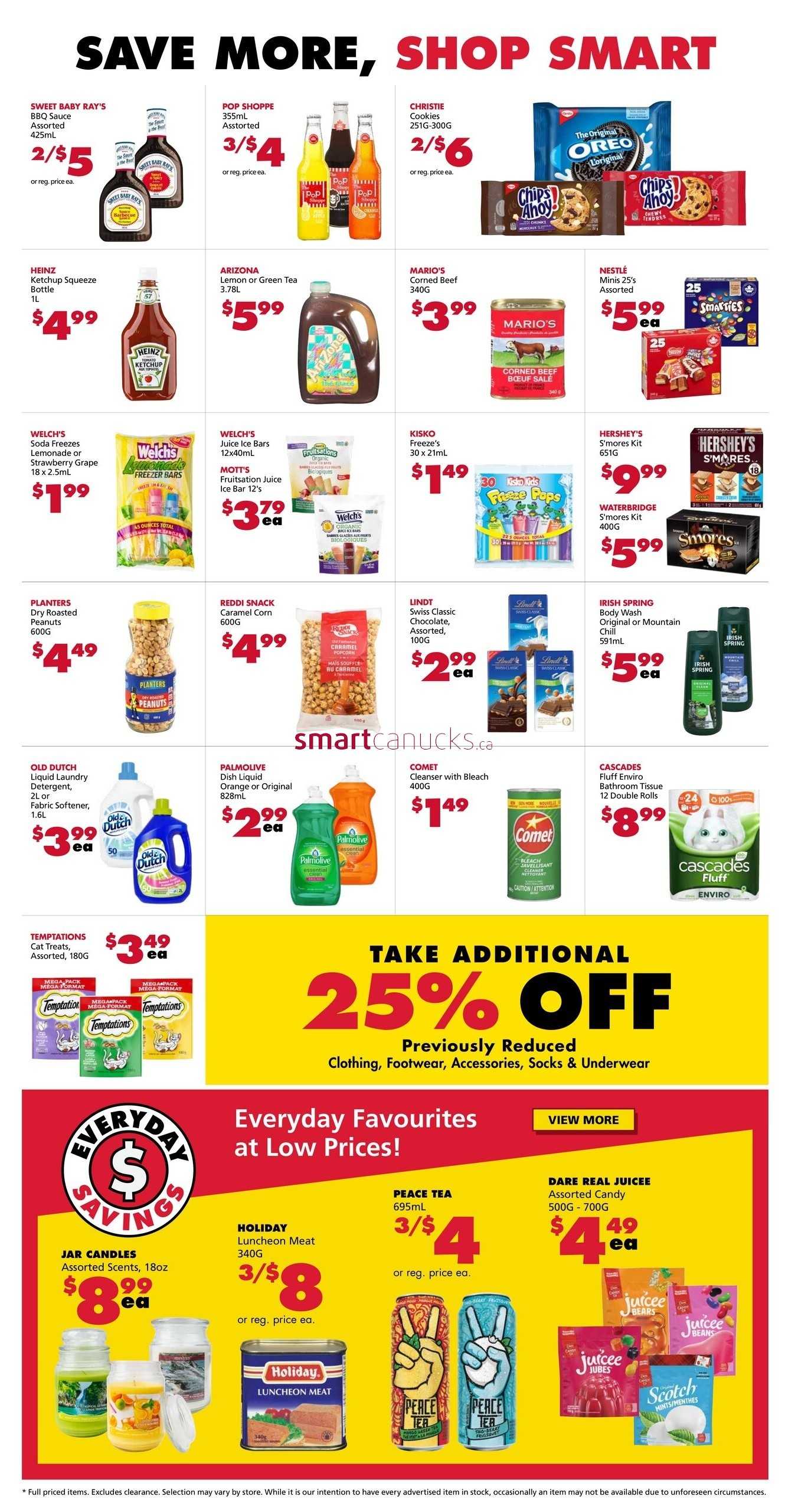 The Bargain Shop & Red Apple Stores Flyer July 24 to 30