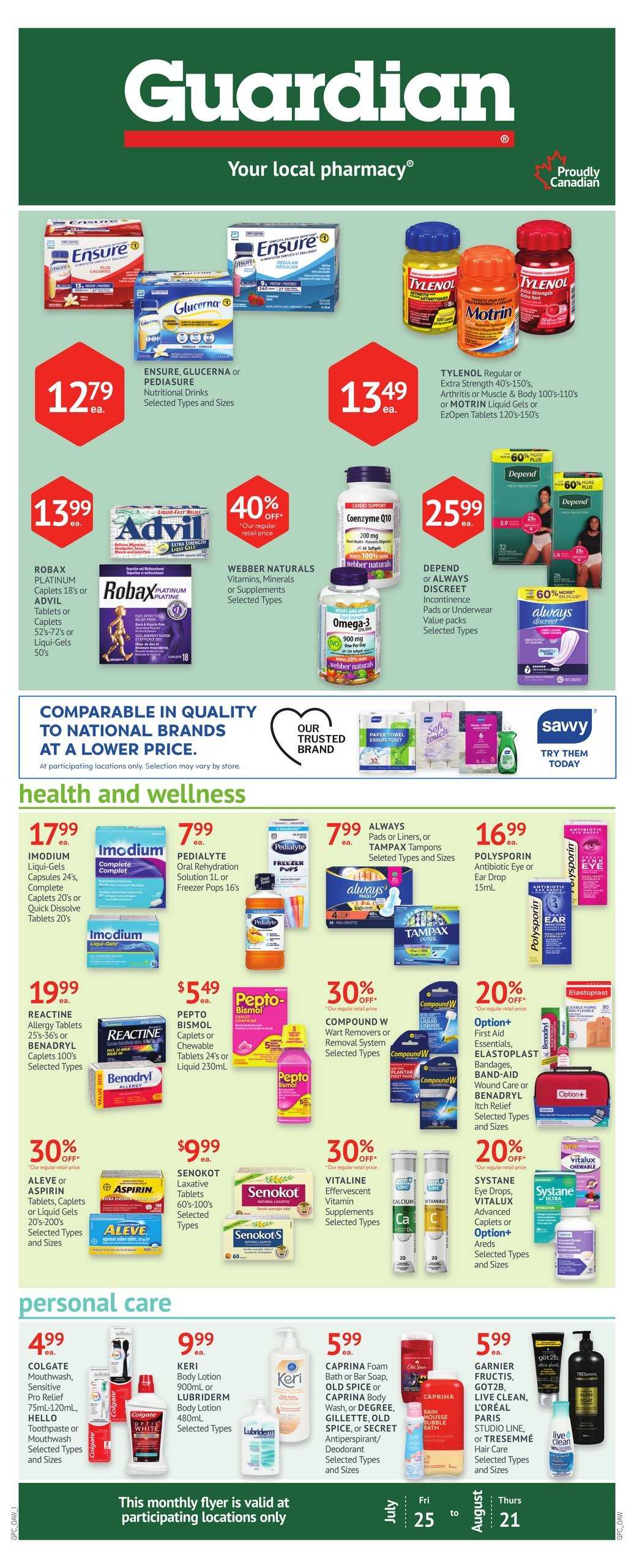 Guardian Canada Flyers