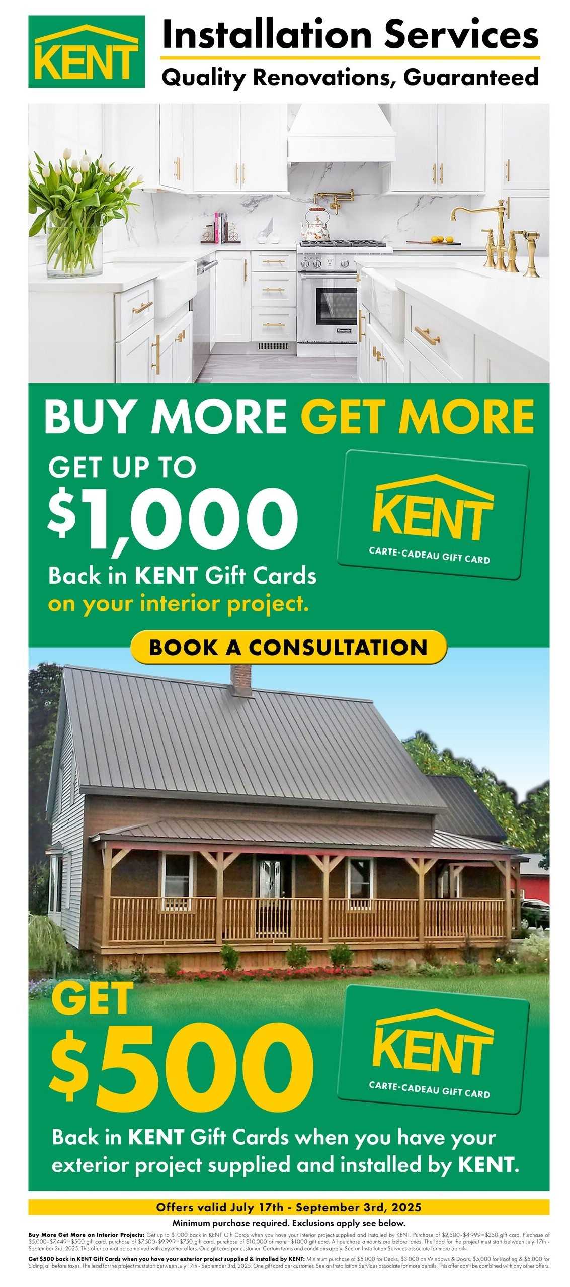 Kent Building Supplies Flyer July 24 to 30