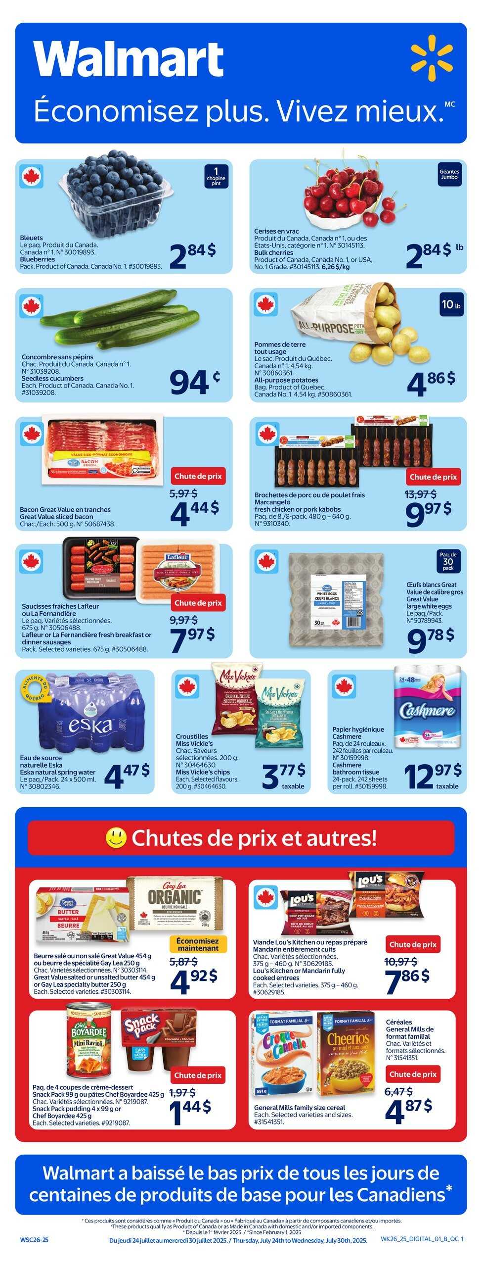 Walmart (QC) Flyer July 24 to 30