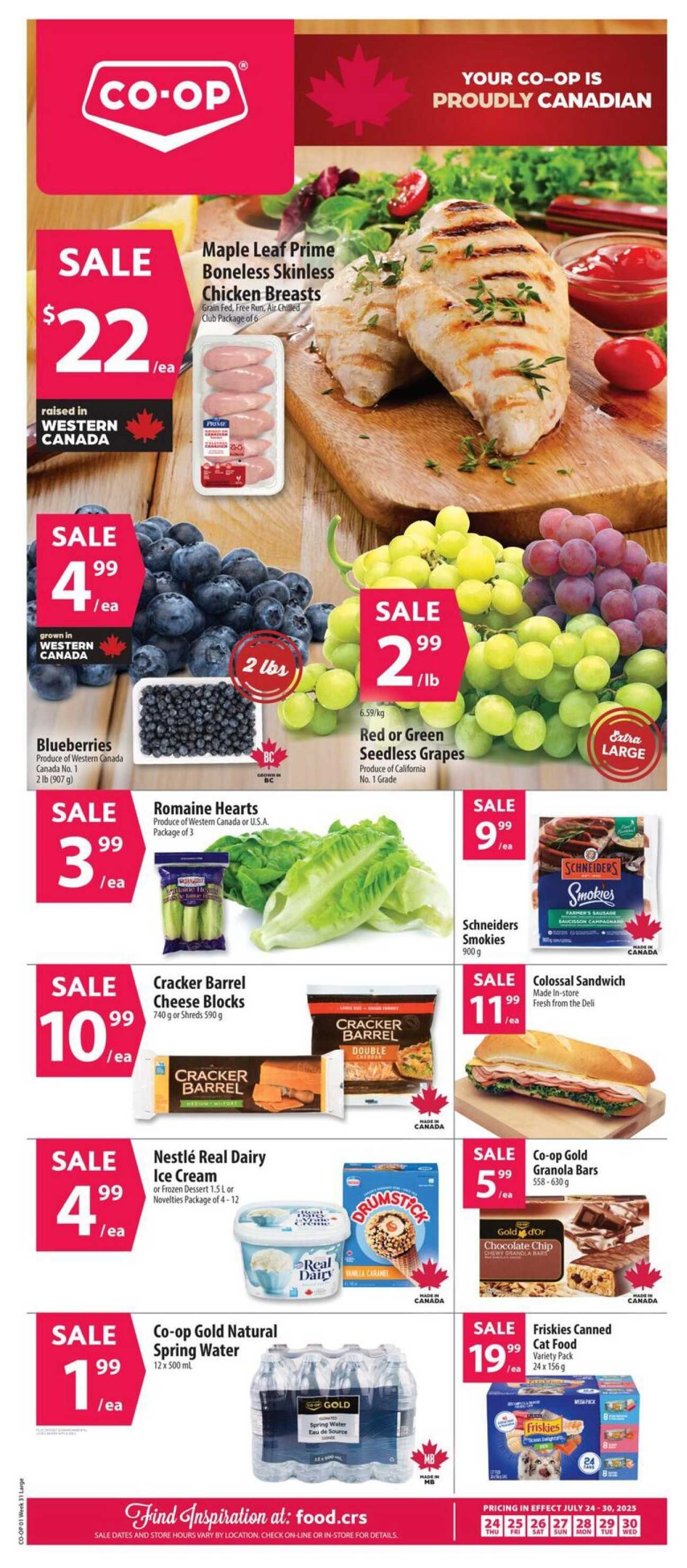 Co-op (West) Food Store Flyer July 24 to 30