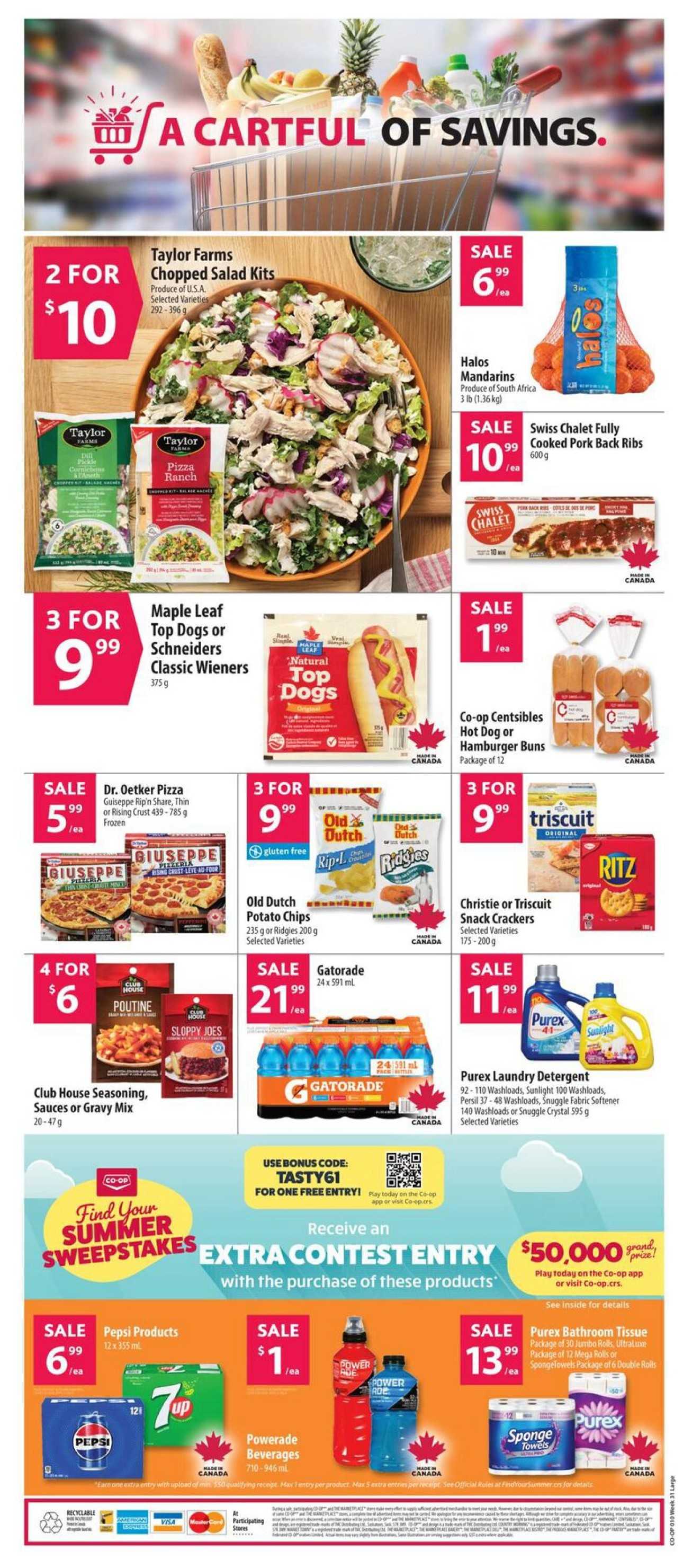 Co-op (West) Food Store Flyer July 24 to 30