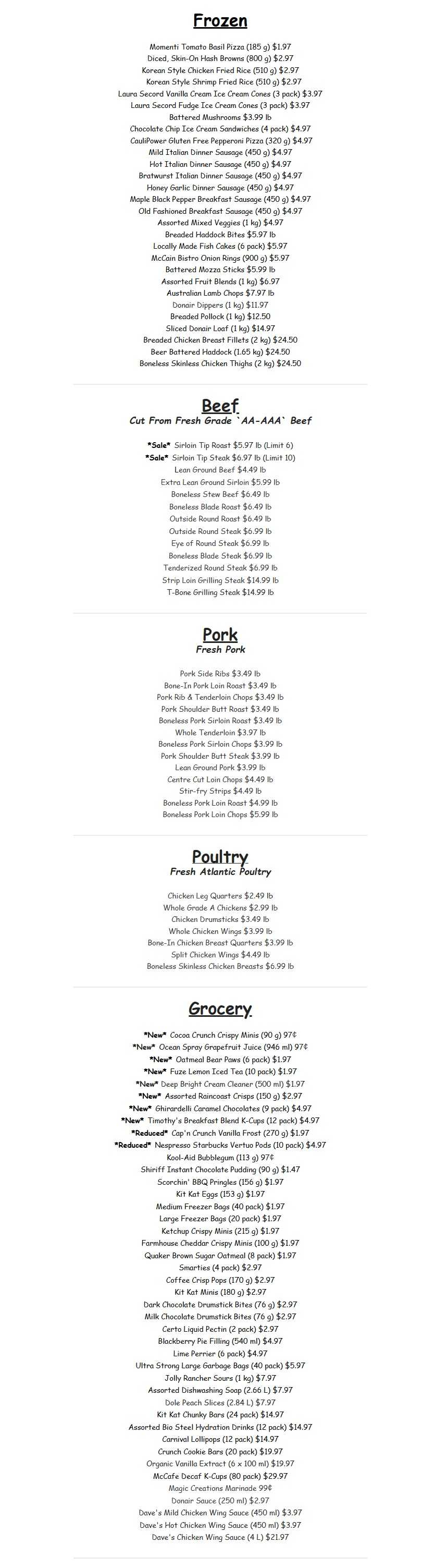 Gateway Meat Market Flyer July 24 to 30