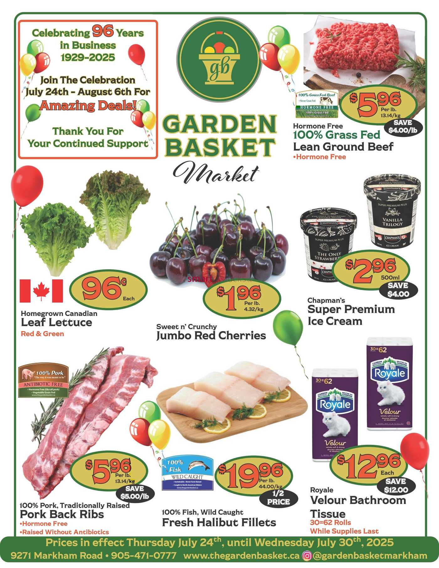 The Garden Basket Flyer July 24 to 30
