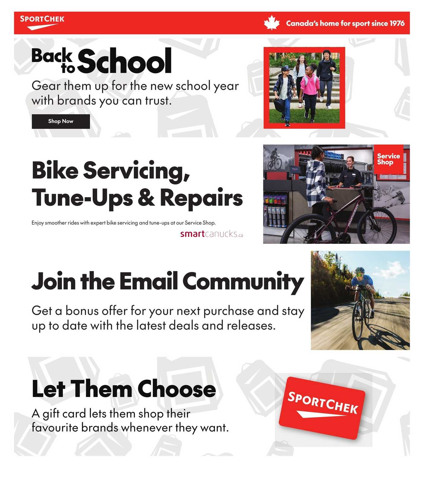 Sport Chek Flyer July 24 to August 13