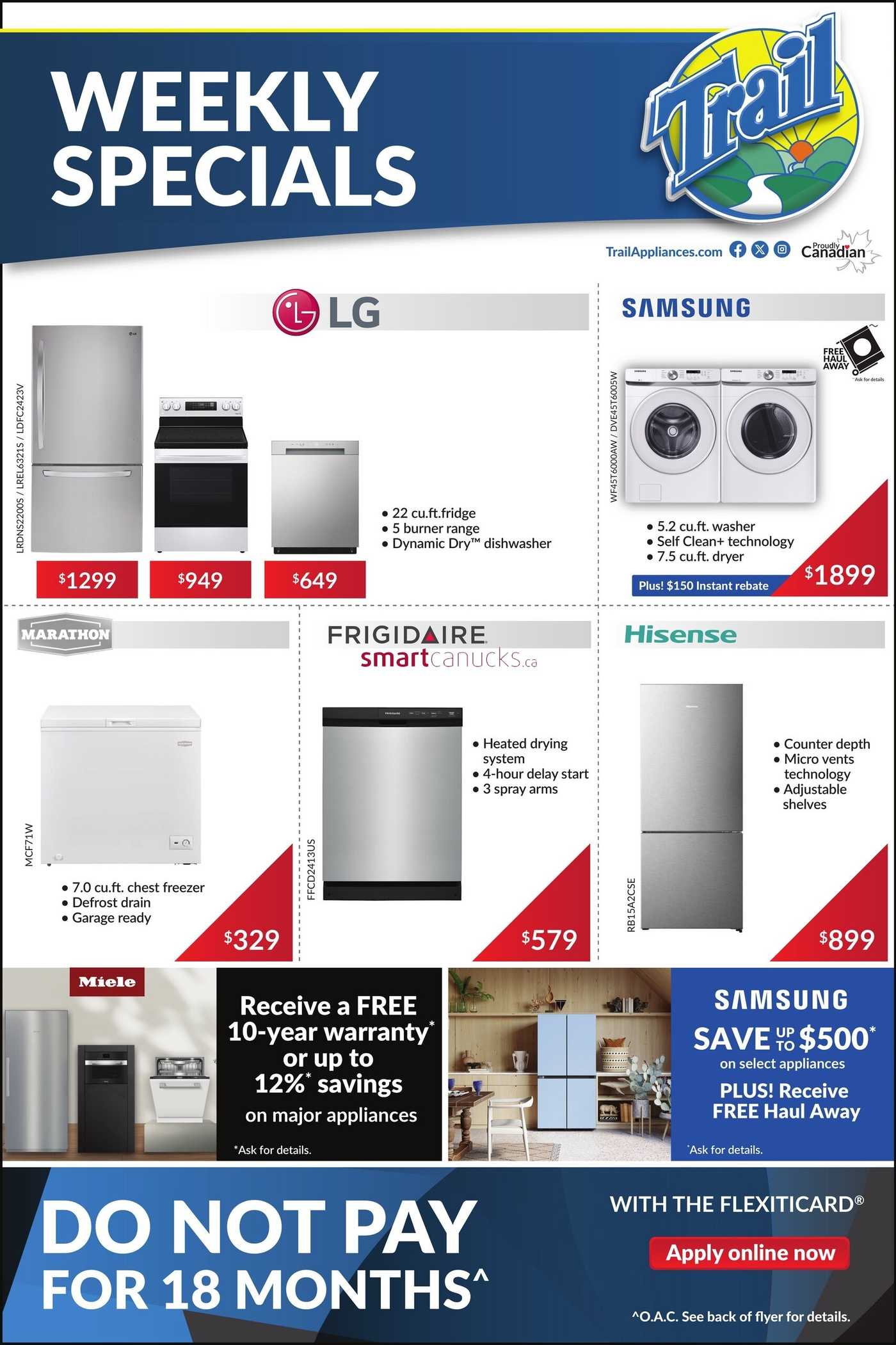 Trail Appliances (AB & SK) Flyer July 24 to 30