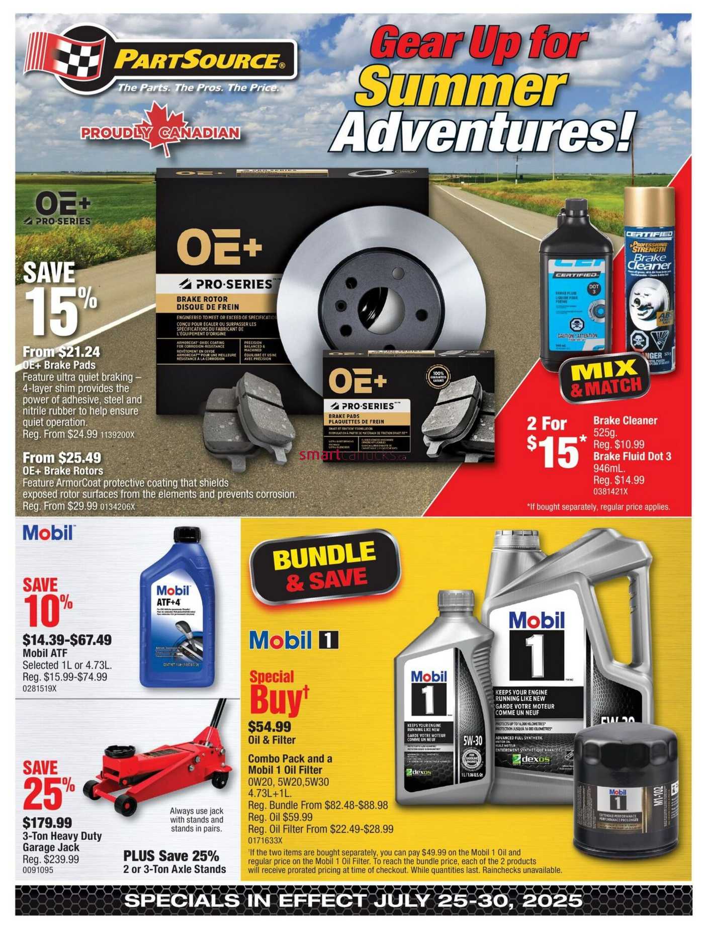 PartSource Flyer July 25 to 30