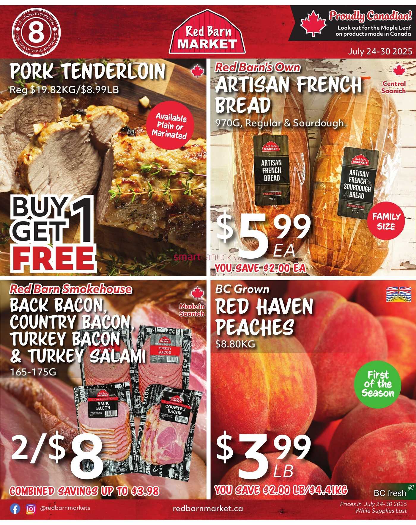 Red Barn Market Flyer July 24 to 30