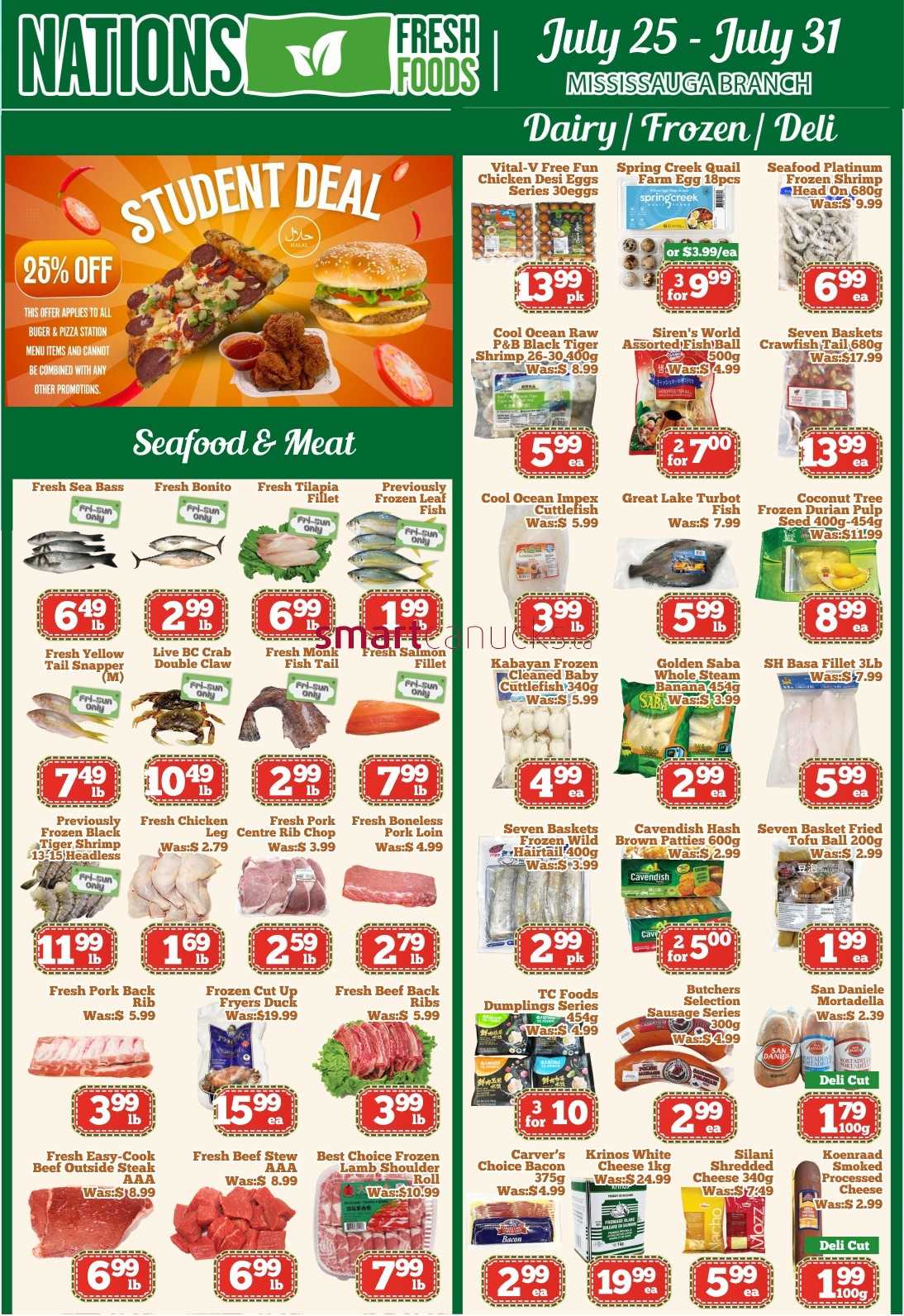 Nations Fresh Foods (Mississauga) Flyer July 25 to 31