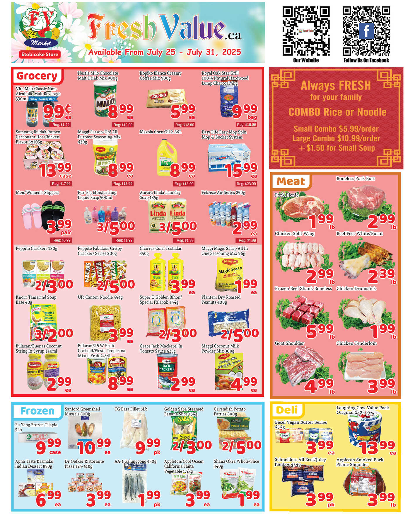 Fresh Value (Etobicoke) Flyer July 25 to 31