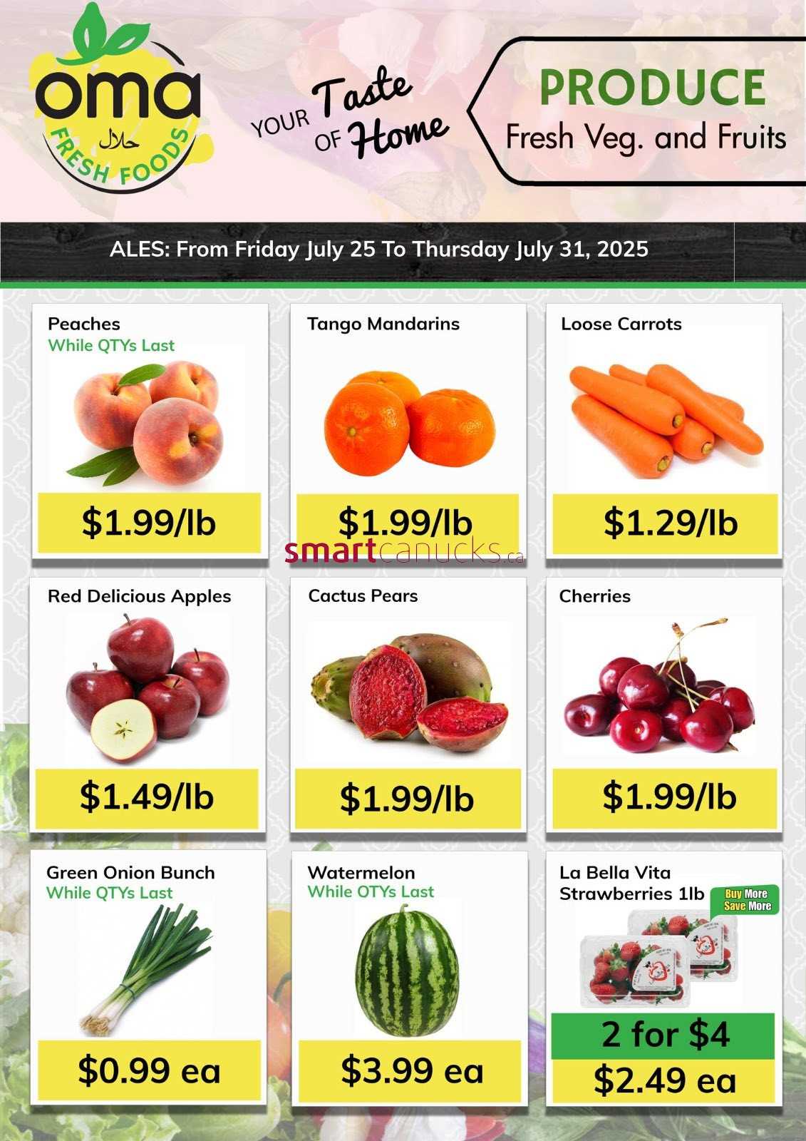Oma Fresh Foods Flyer July 25 to 31