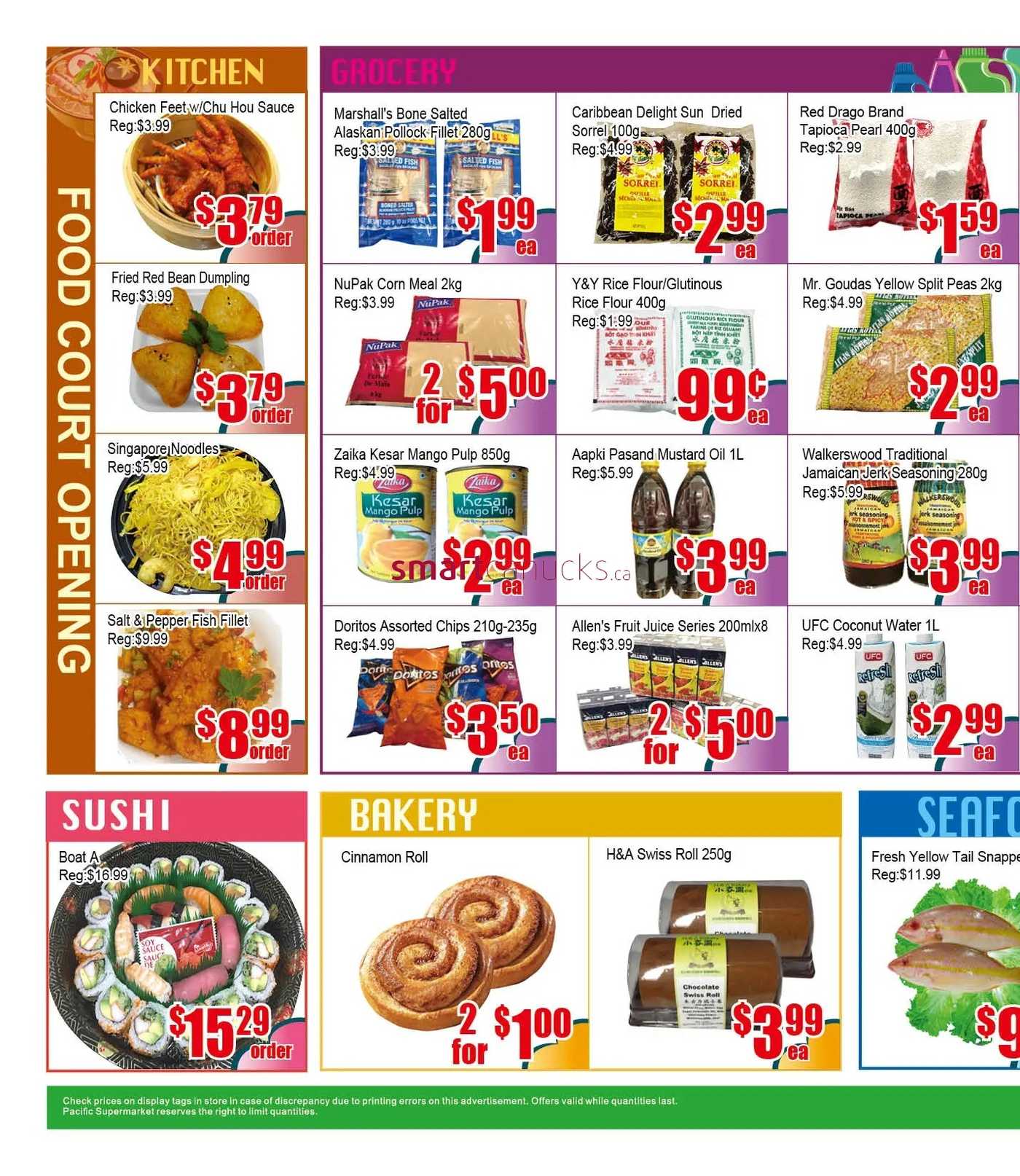 Pacific Fresh Food Market (Pickering) Flyer July 25 to 31