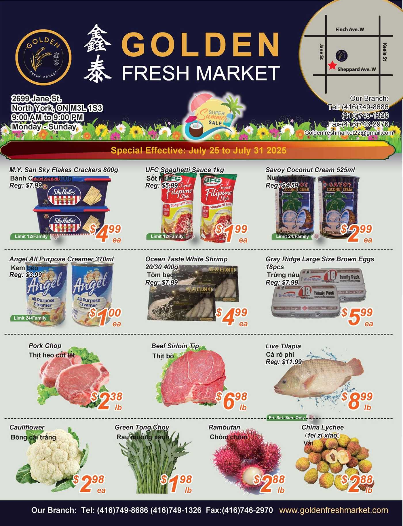 Golden Fresh Market Flyer July 25 to 31