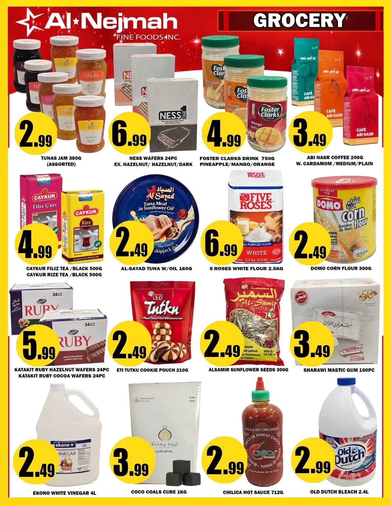 Alnejmah Fine Foods Inc. Flyer July 25 to 31