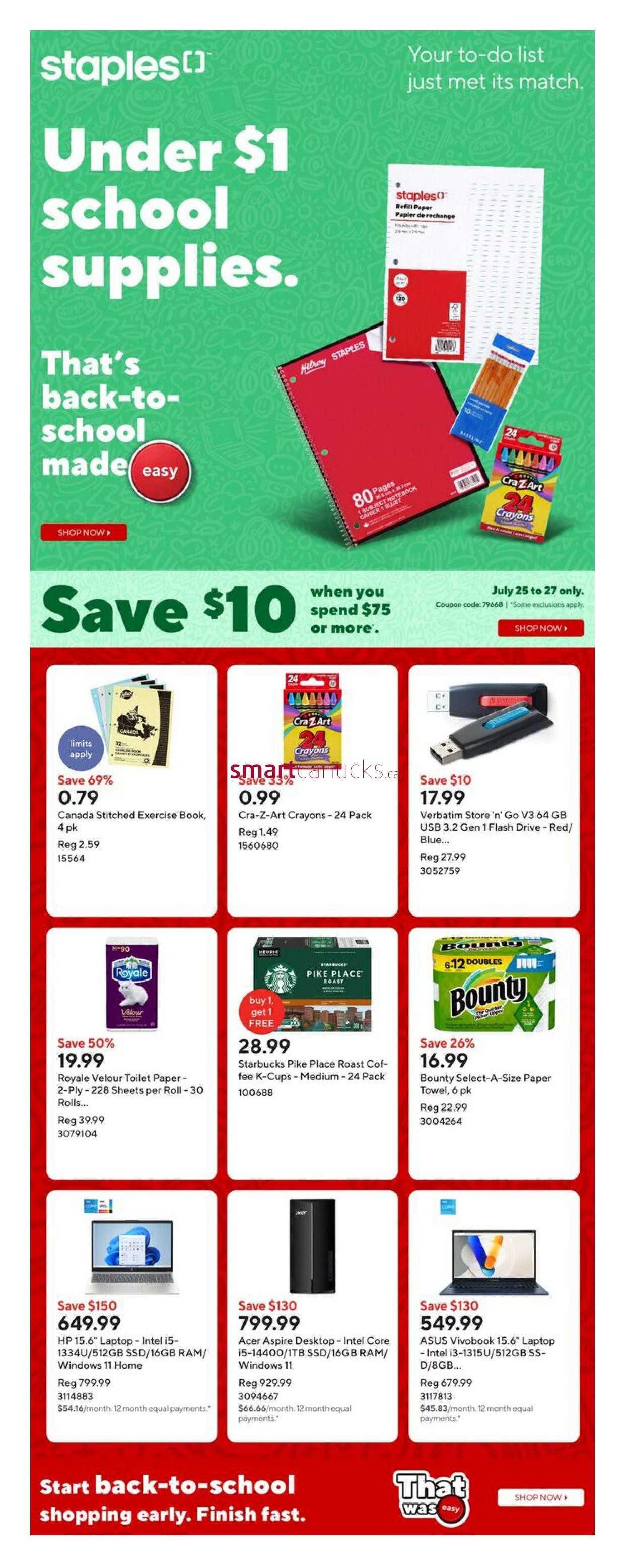 Staples Canada Flyers