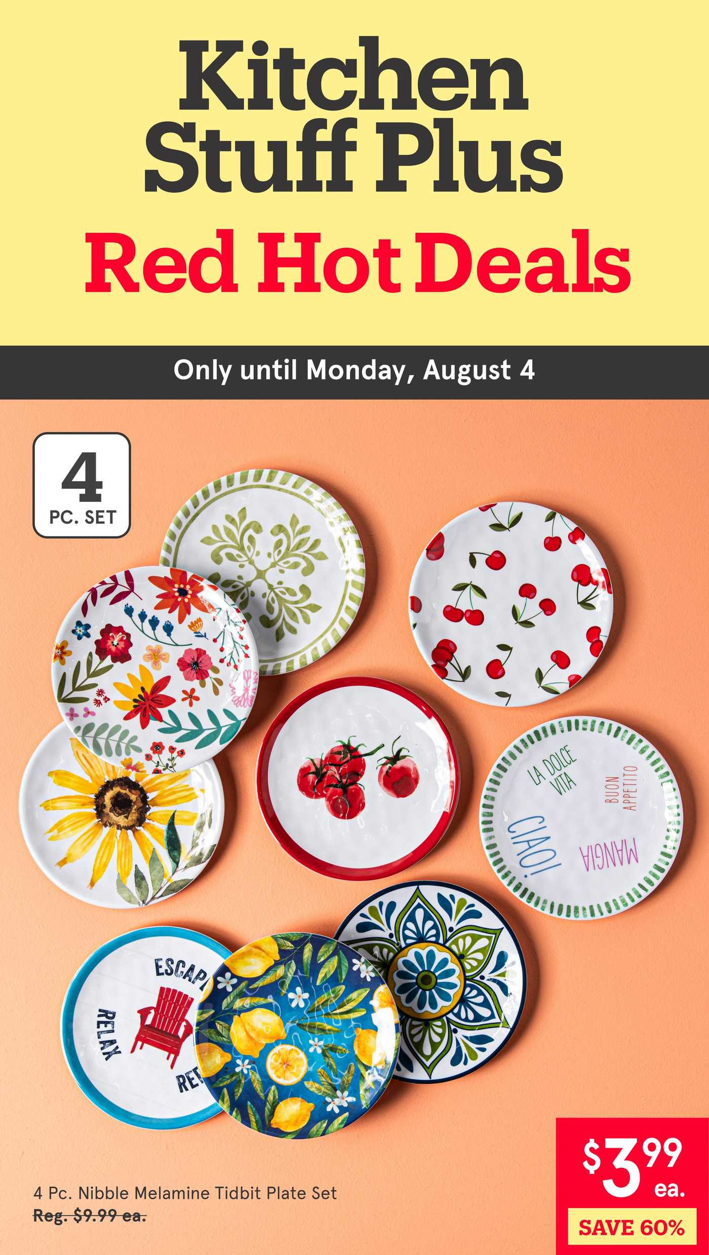 Kitchen Stuff Plus Red Hot Deals Flyer July 28 to August 4