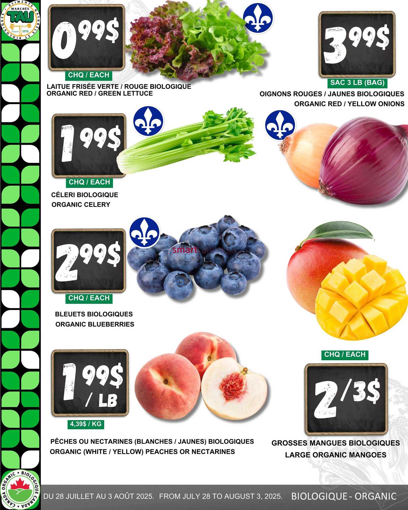 Marches Tau Produce Flyer July 28 to August 3