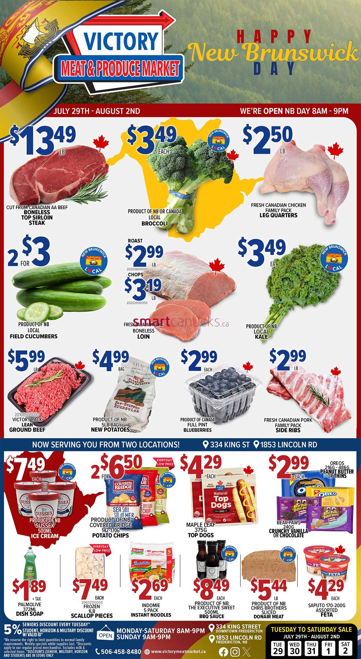 Victory Meat Market Flyer July 29 to August 2