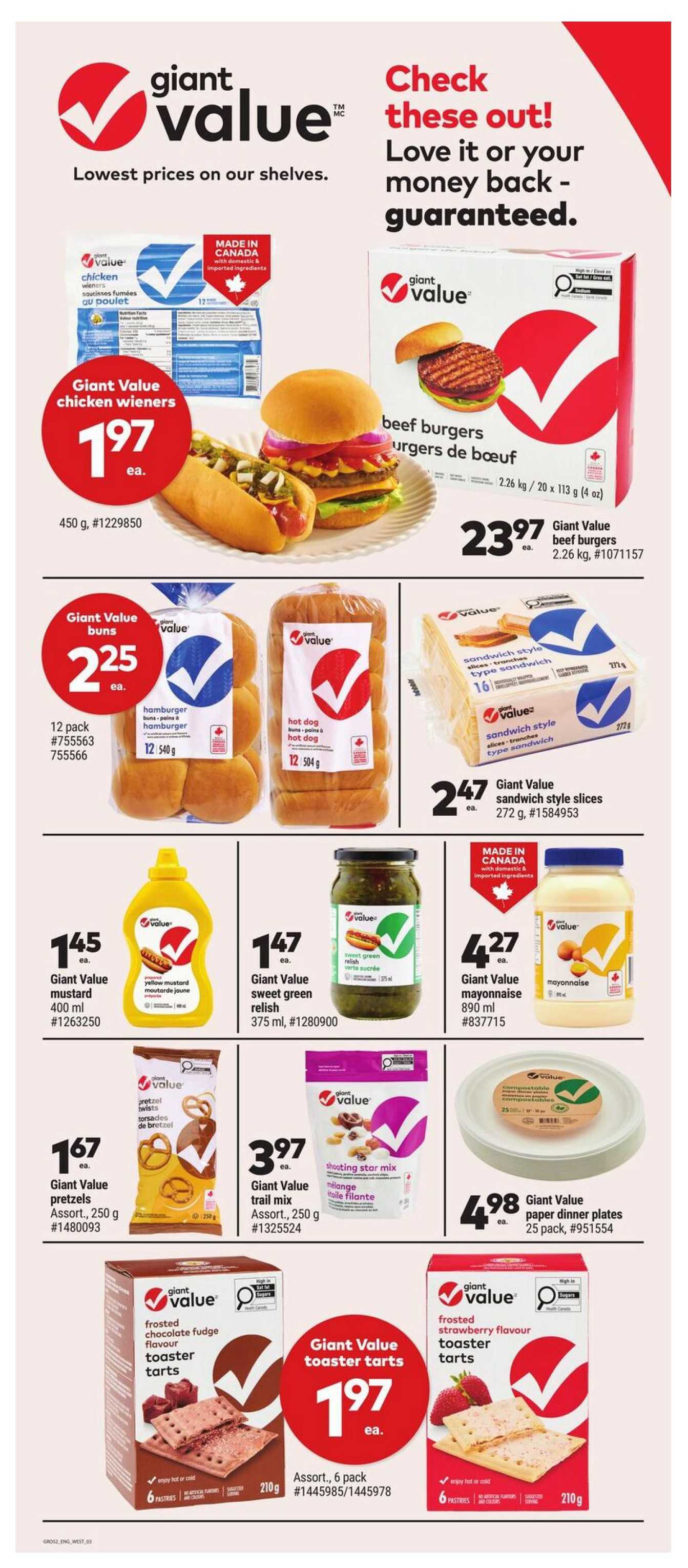 Giant Tiger (West) Flyer July 30 to August 5