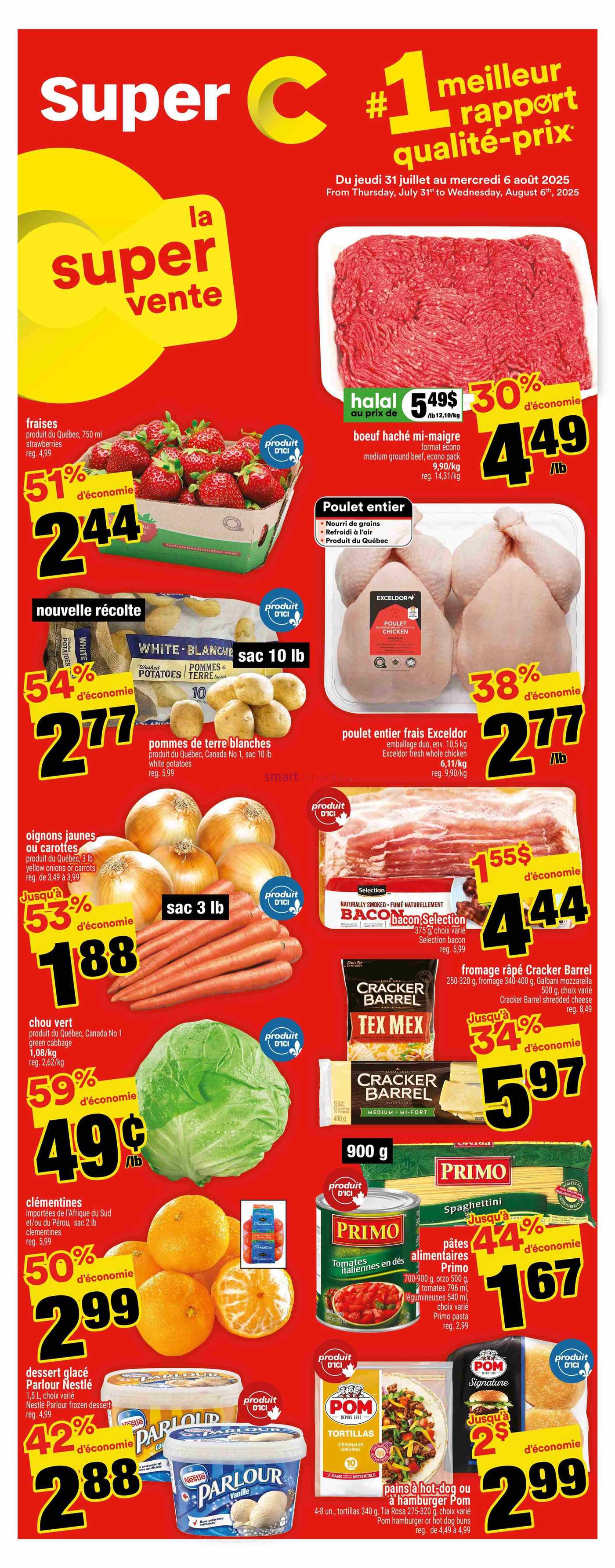 Super C Flyer July 31 to August 6