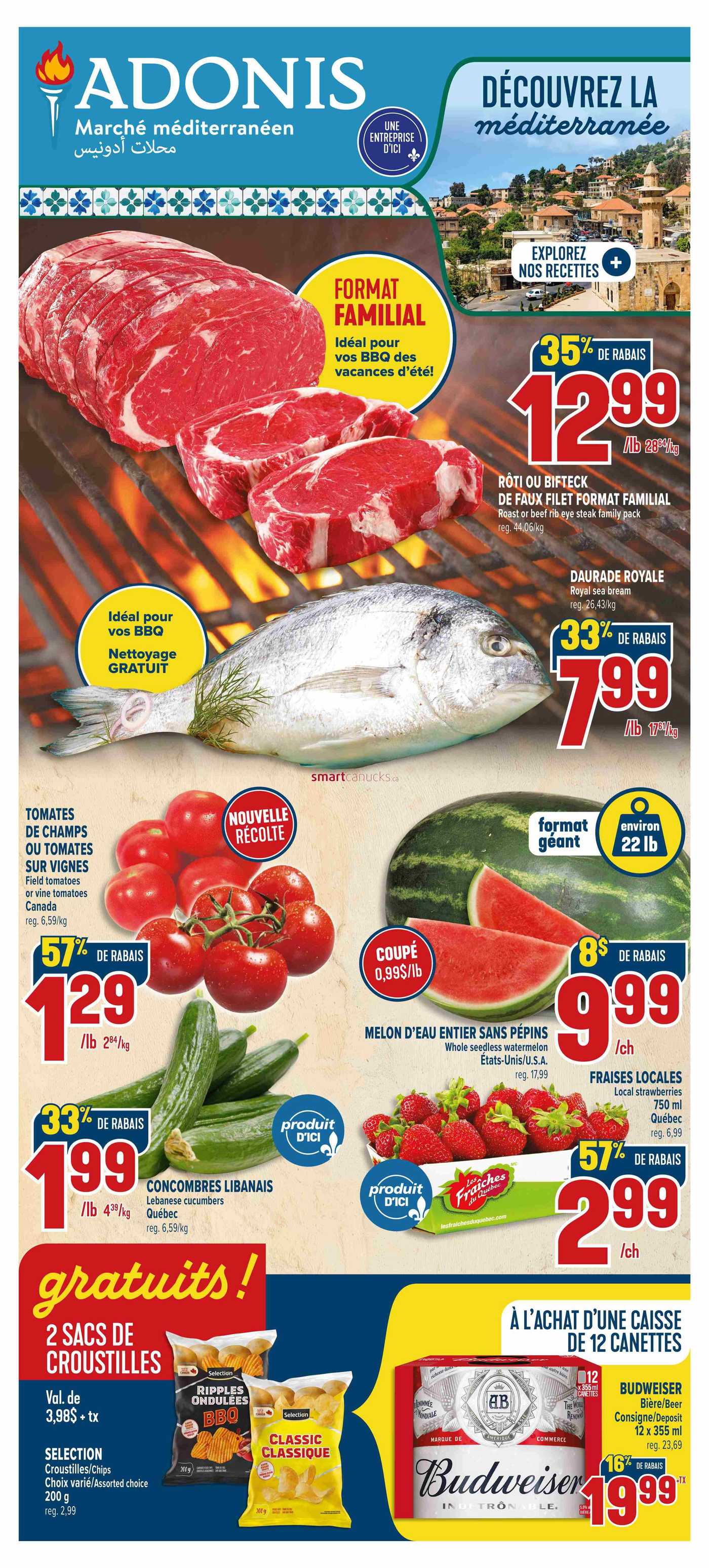 Marche Adonis (QC) Flyer July 31 to August 6